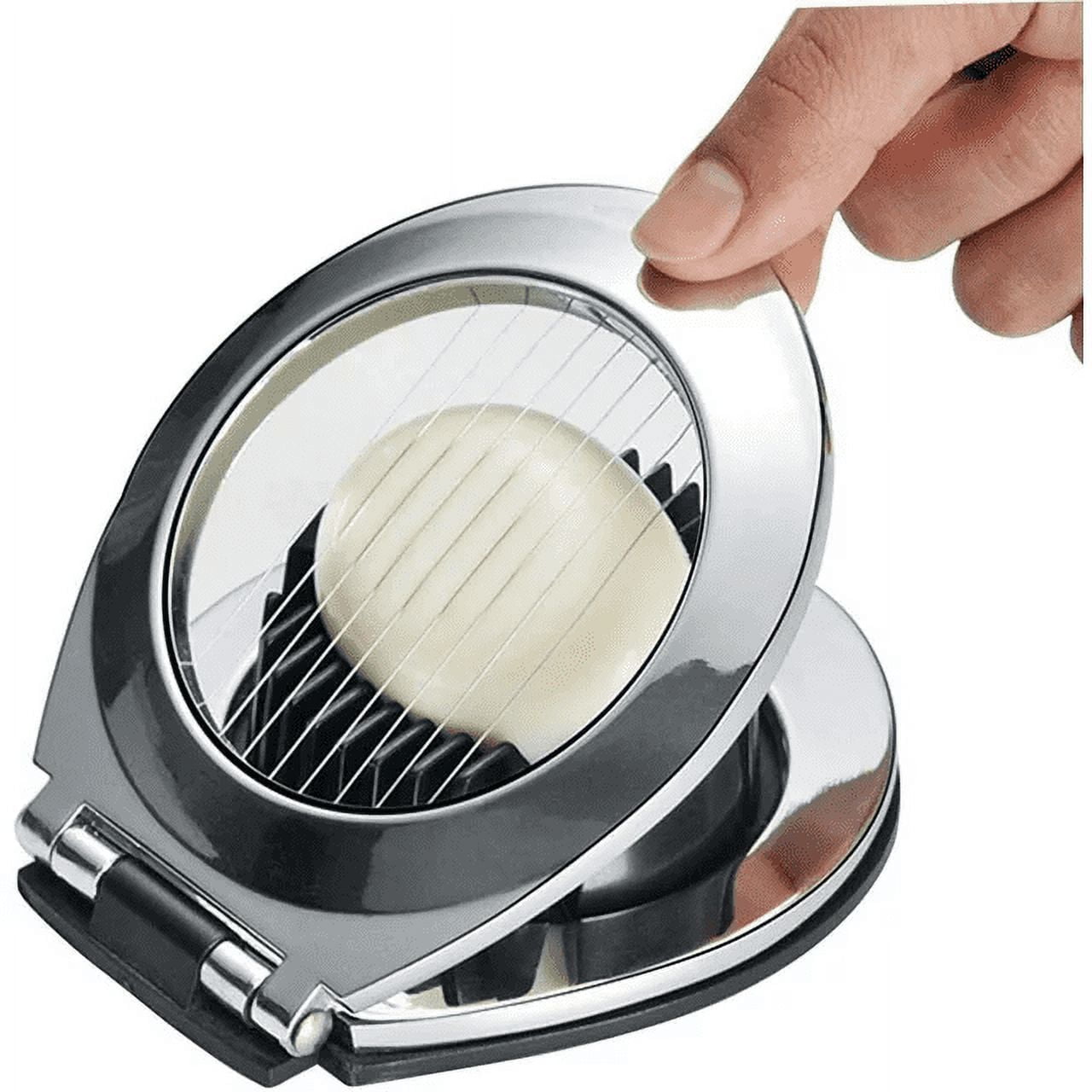 YMMIND Multi Function Stainless Steel Egg Slicer for Hard Boiled Eggs ...