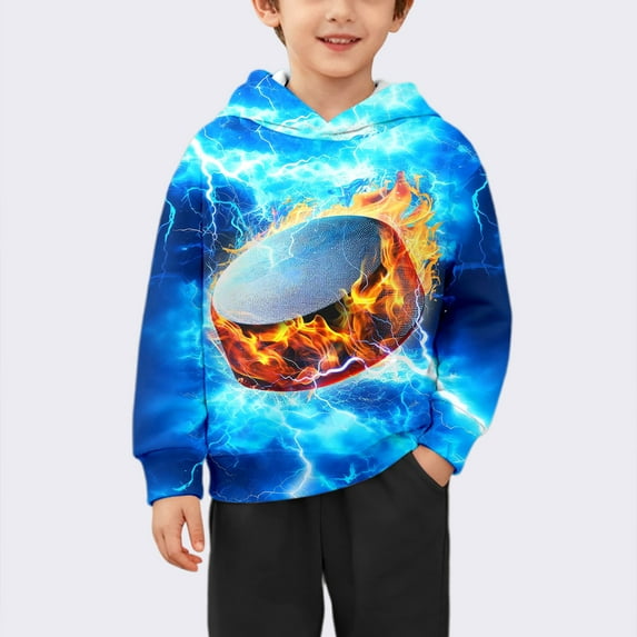 YMNXA Big Boys Girls Hoodies Long Sleeve Cartoon Print Soft Comfortable ...