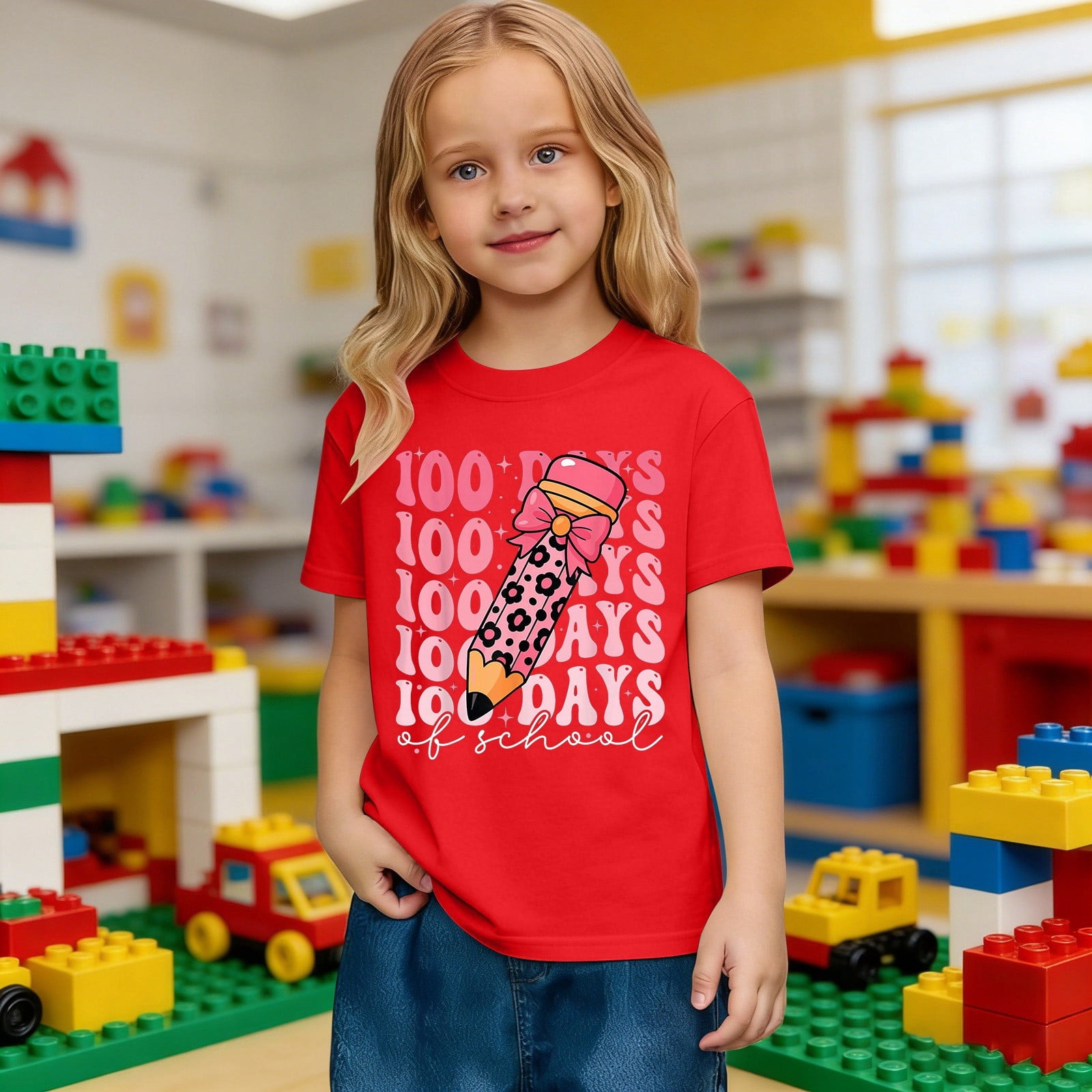 YMNXA Big Kids Girls T Shirts Short Sleeve Round Neck Graphic Print ...