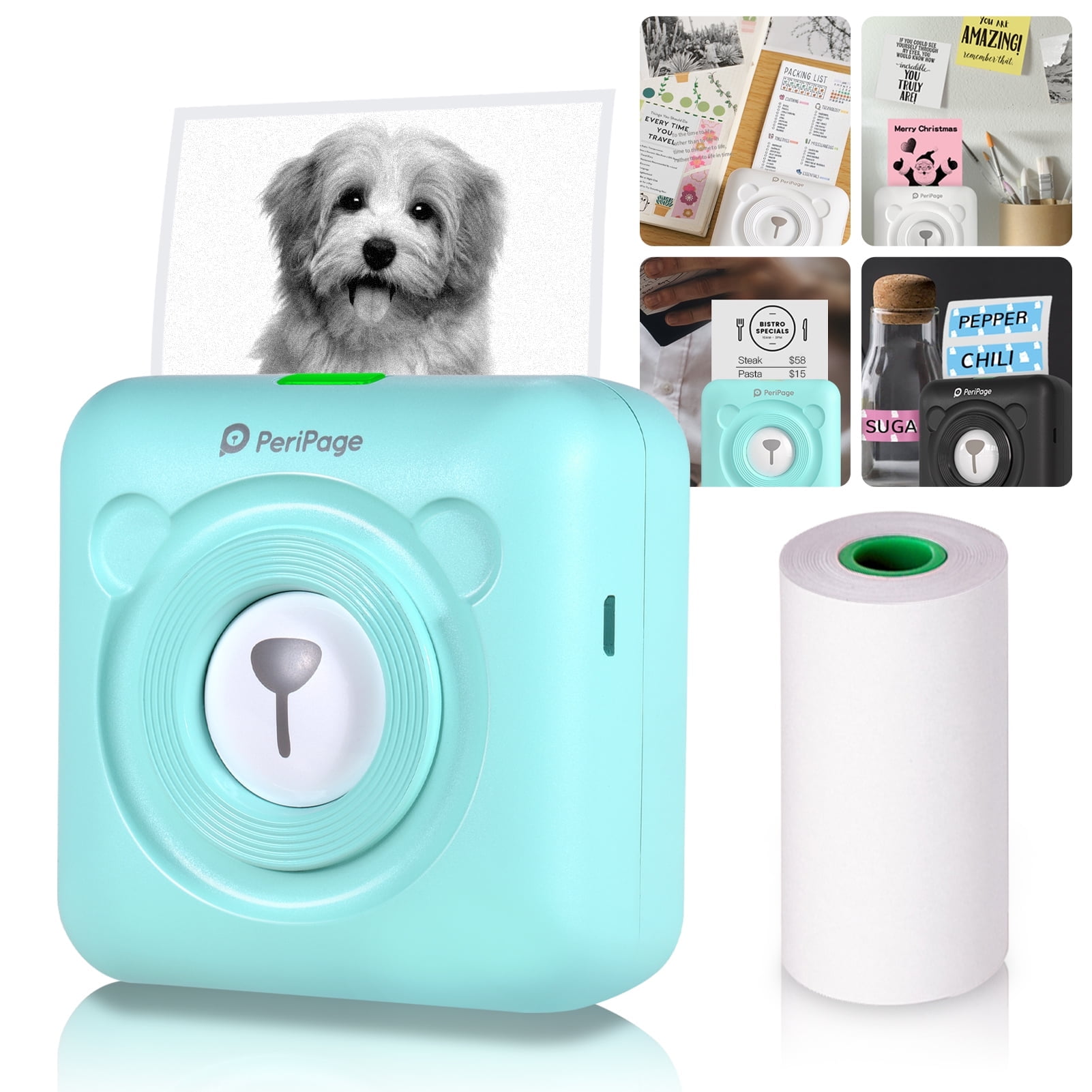 YMTQ All-in-One Thermal Printer, Wireless BT Printer, AR Photo Thermal ...