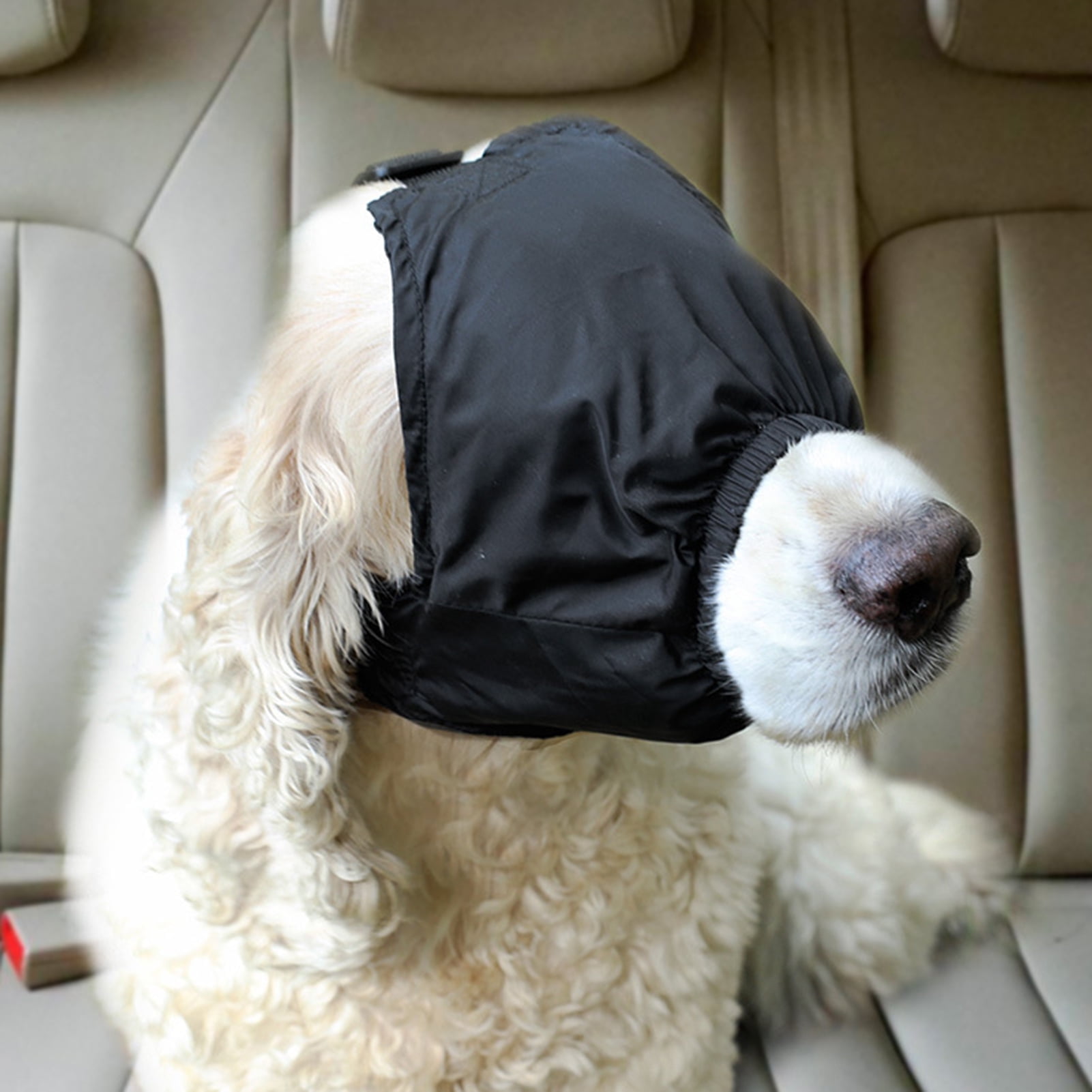 YMTQ Dog Calming Anxiety Relief Eye Shading Cover Anti Car Sickness ...