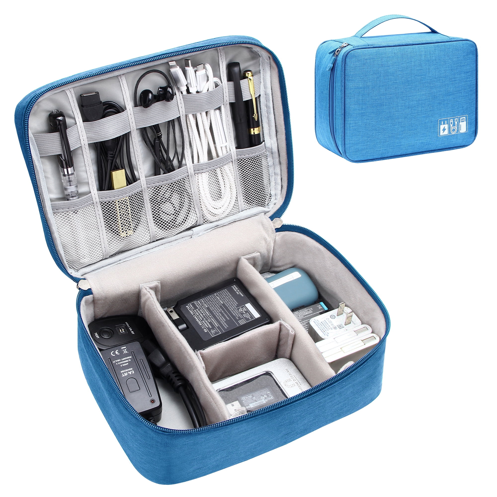 YMTQ Electronics Organizer Travel Cable Bag Waterproof Portable Digital ...