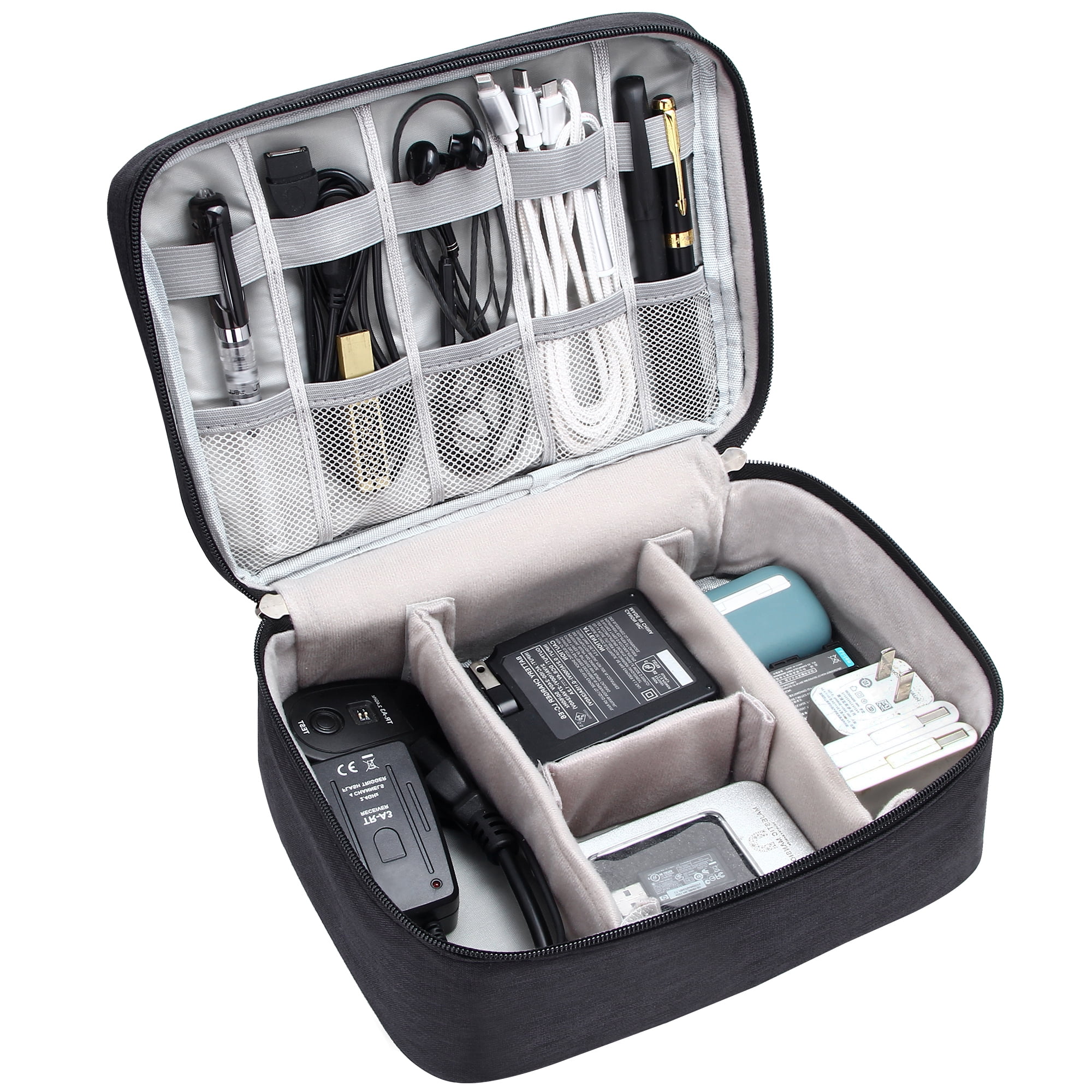 YMTQ Electronics Organizer Travel Cable Bag Waterproof Portable Digital ...