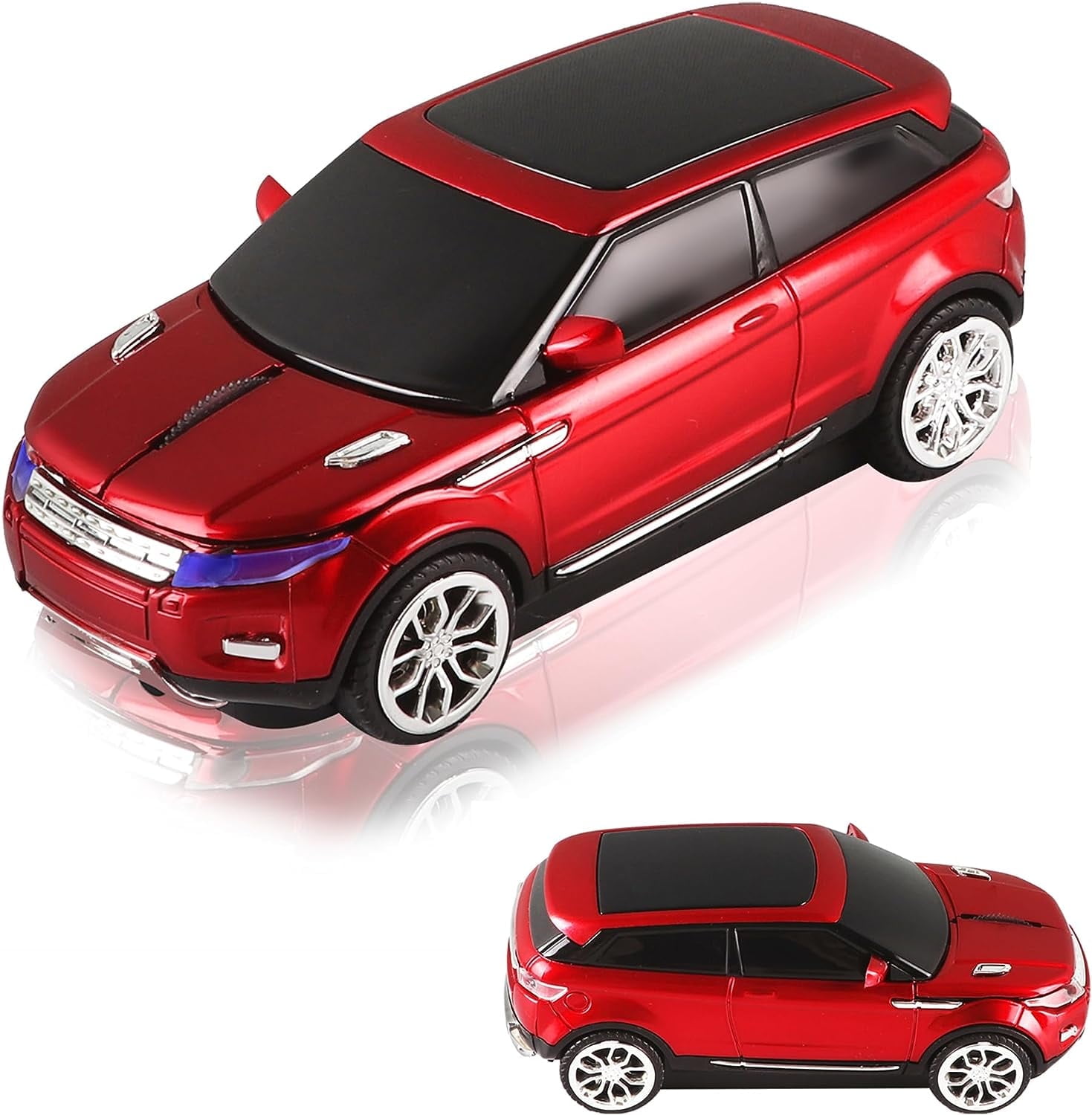YMTQ Wireless Mouse Cool Car Shape Mouse LED Headlights 2 4G Unique Car ...