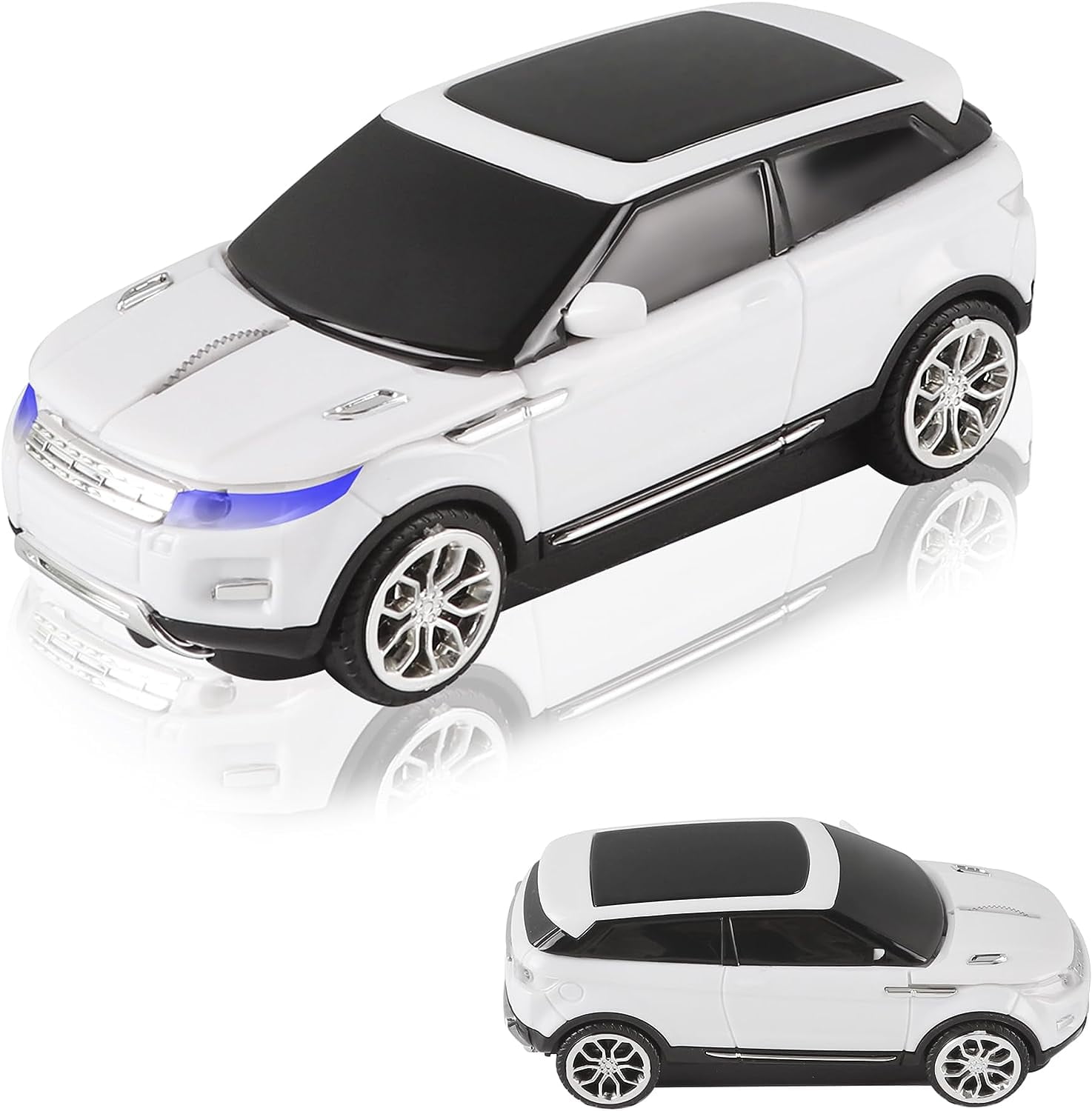 YMTQ Wireless Mouse Cool Car Shape Mouse LED Headlights 2 4G Unique Car ...