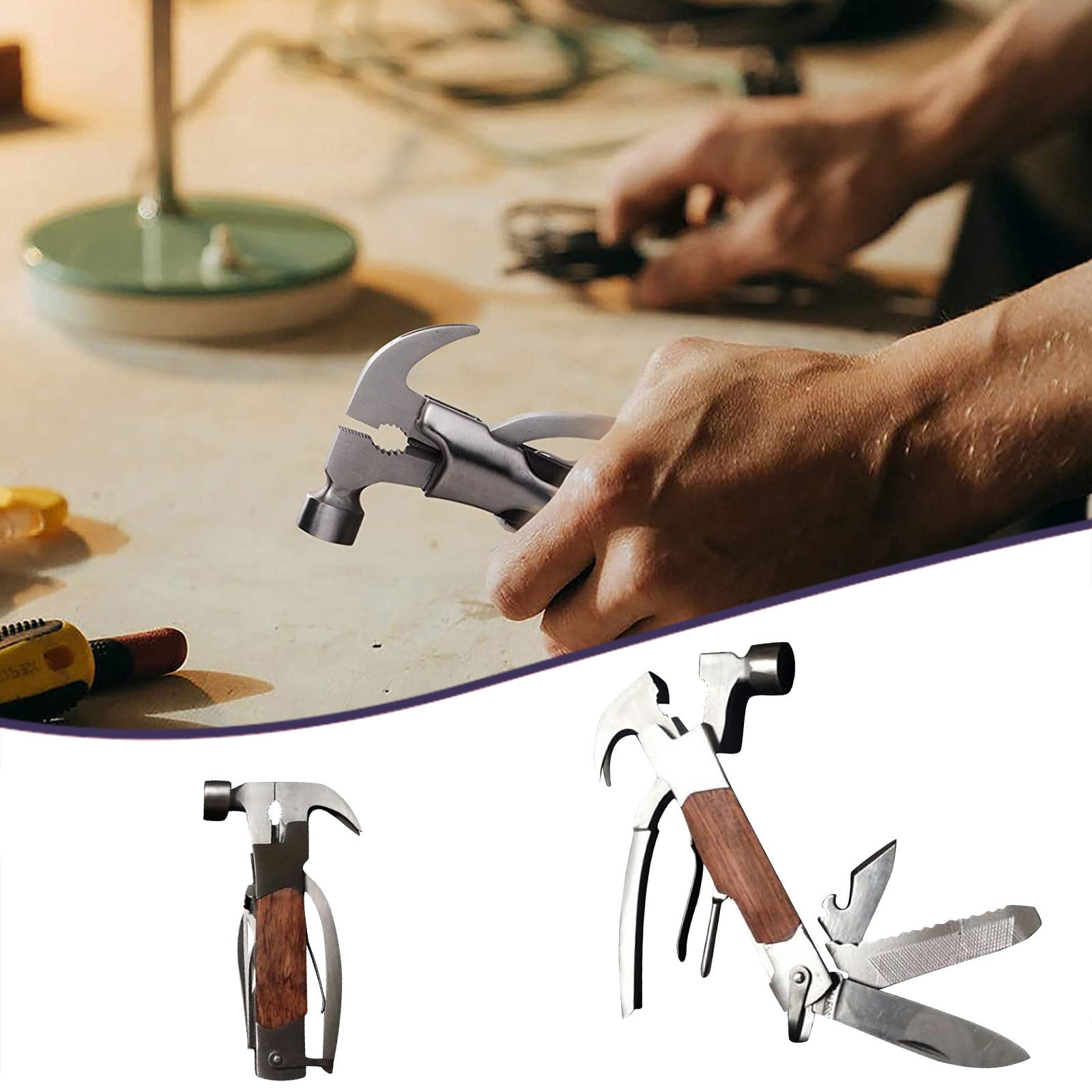 YMUQEIGH Clearance Tools Small Hammer Multitool Presents Gifts for from ...