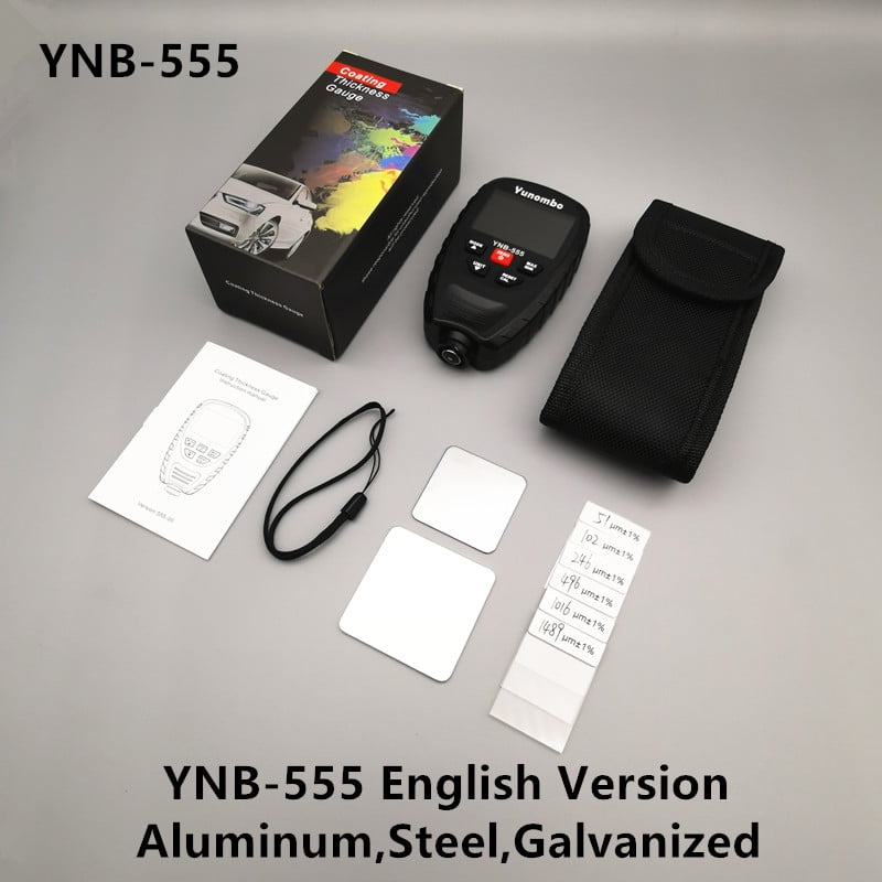 YNB-555/YNB-555R Fe/nFe/Fe+Zn Car Paint Thickness Tester Coating ...