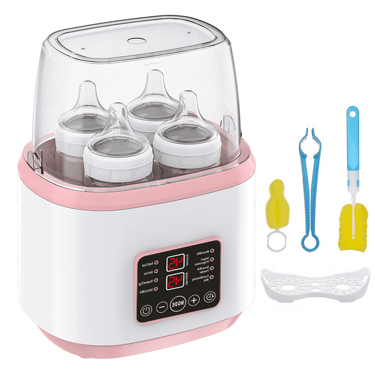 YNERC 8-in-1 Fast Milk Warmer with Timer, Accurate Temperature Control ...