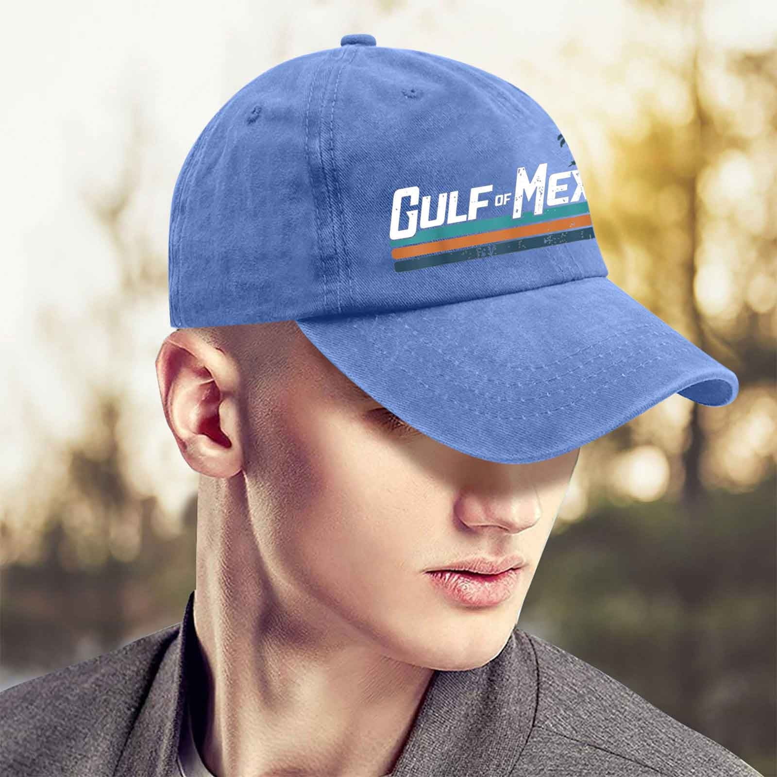 YNGKMEA Gulf Of Mexico Hats Soft Summer Gulf Of Mexico Baseball Cap ...