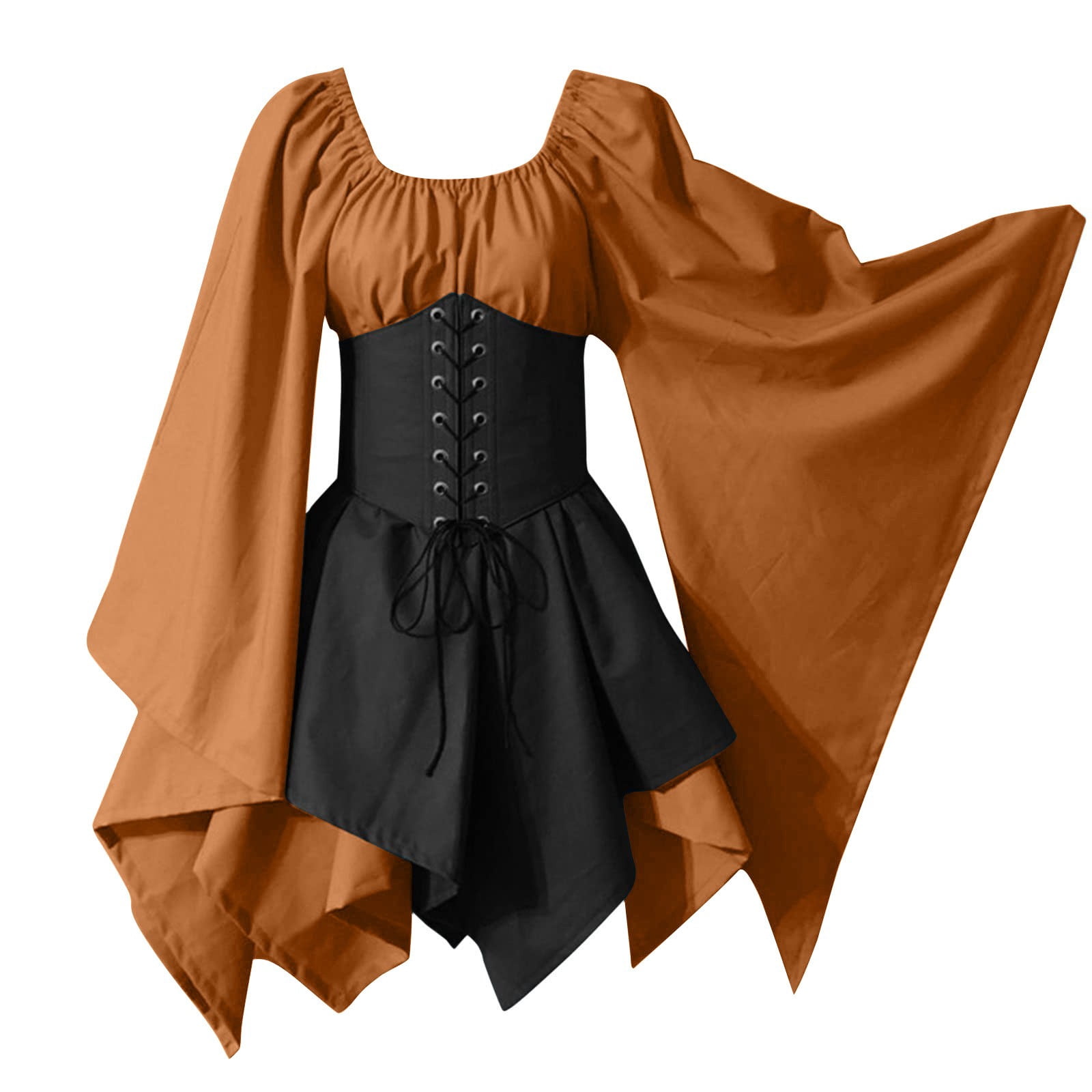 YNGKMEA Traditional Irish Dress for Women Fairy Elf Victorian Gothic ...
