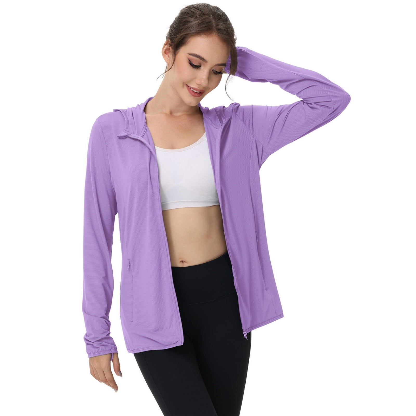 YNGKMEA Women's UPF 50+ Sun Protection Shirts SPF Long Sleeve ...