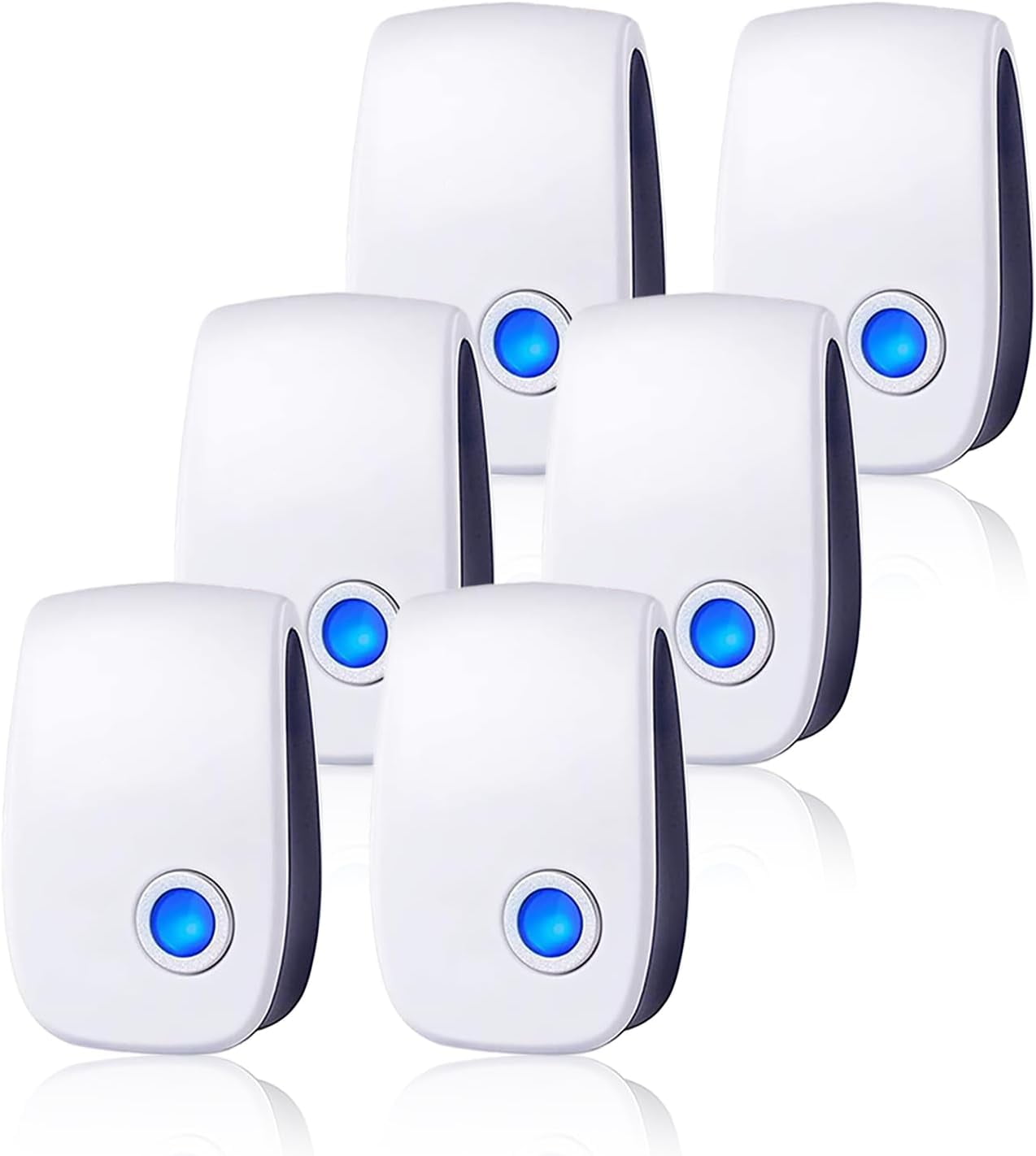 YNGLLC Ultrasonic Pest & Insect Repeller, 6 Pack, Ultrasonic Repellent ...