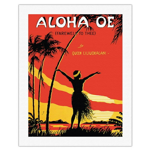 Aloha Oe (Farewell to Thee) - Famous Song Written by Queen Lili ...