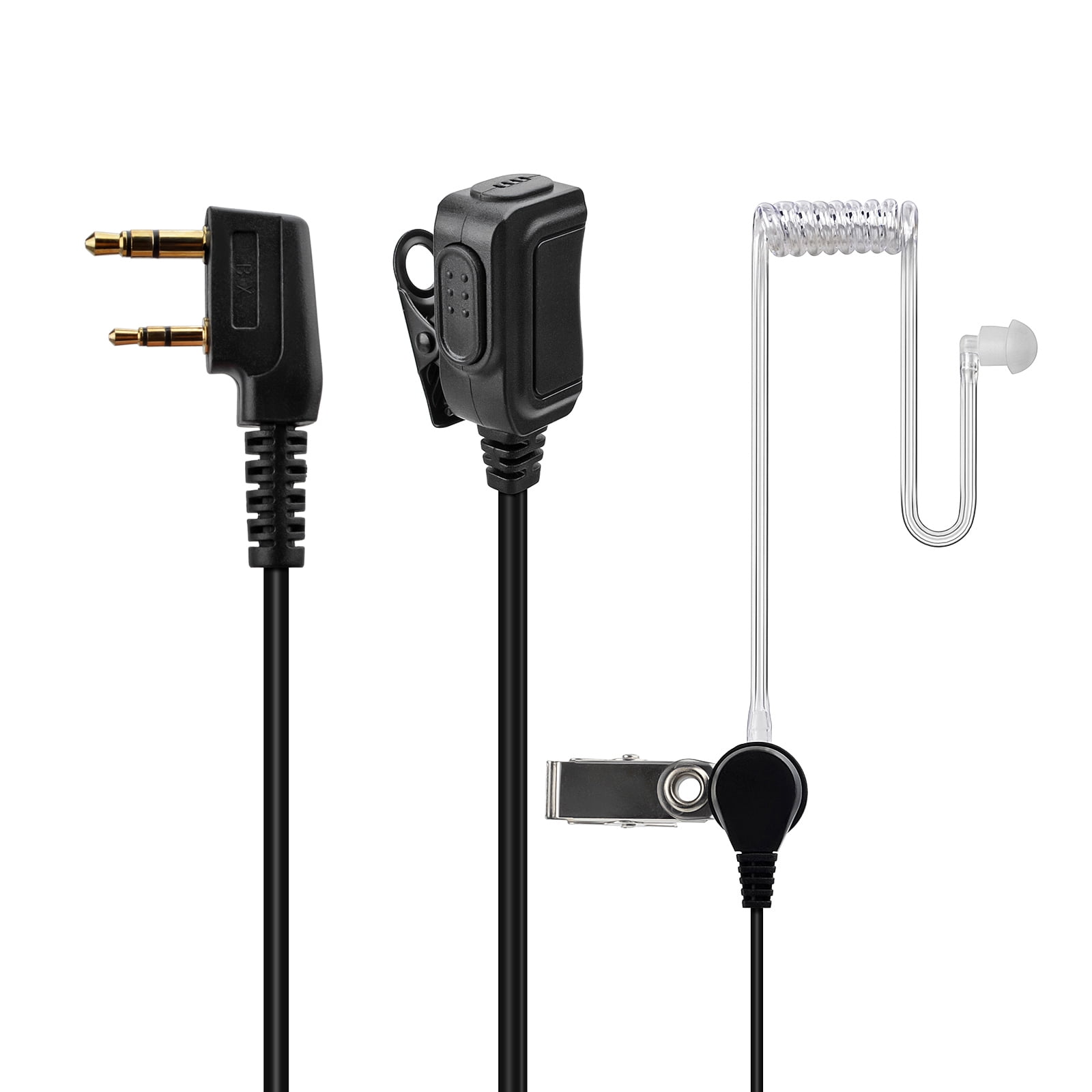 YNIBST Law Enforcement Earpiece Surveillance Kit Acoustic Tube Headset ...
