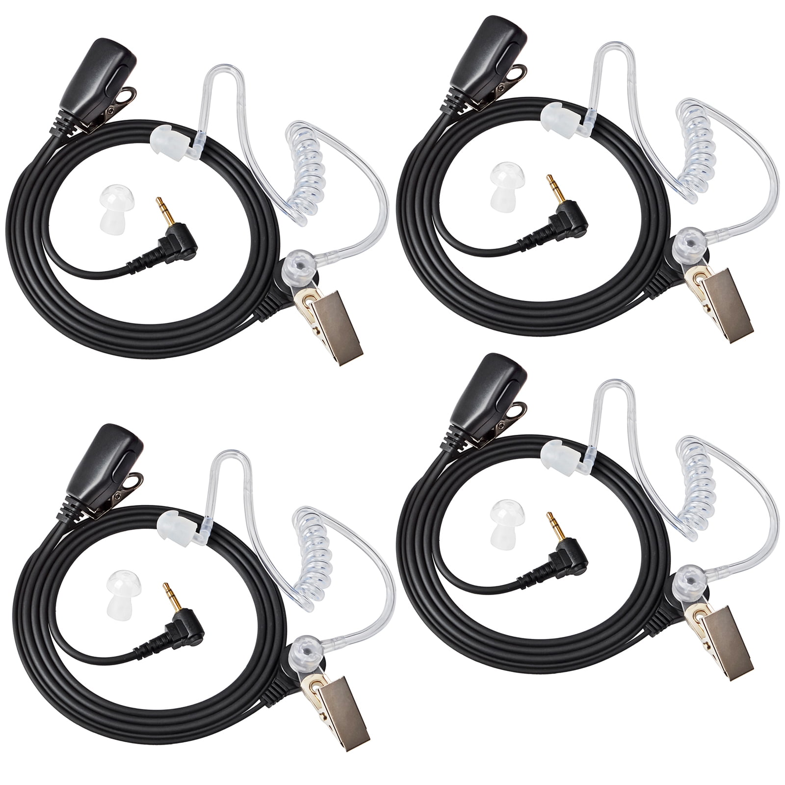 YNIBST Surveillance Earpiece with PTT Microphone for all Motorola Talk ...