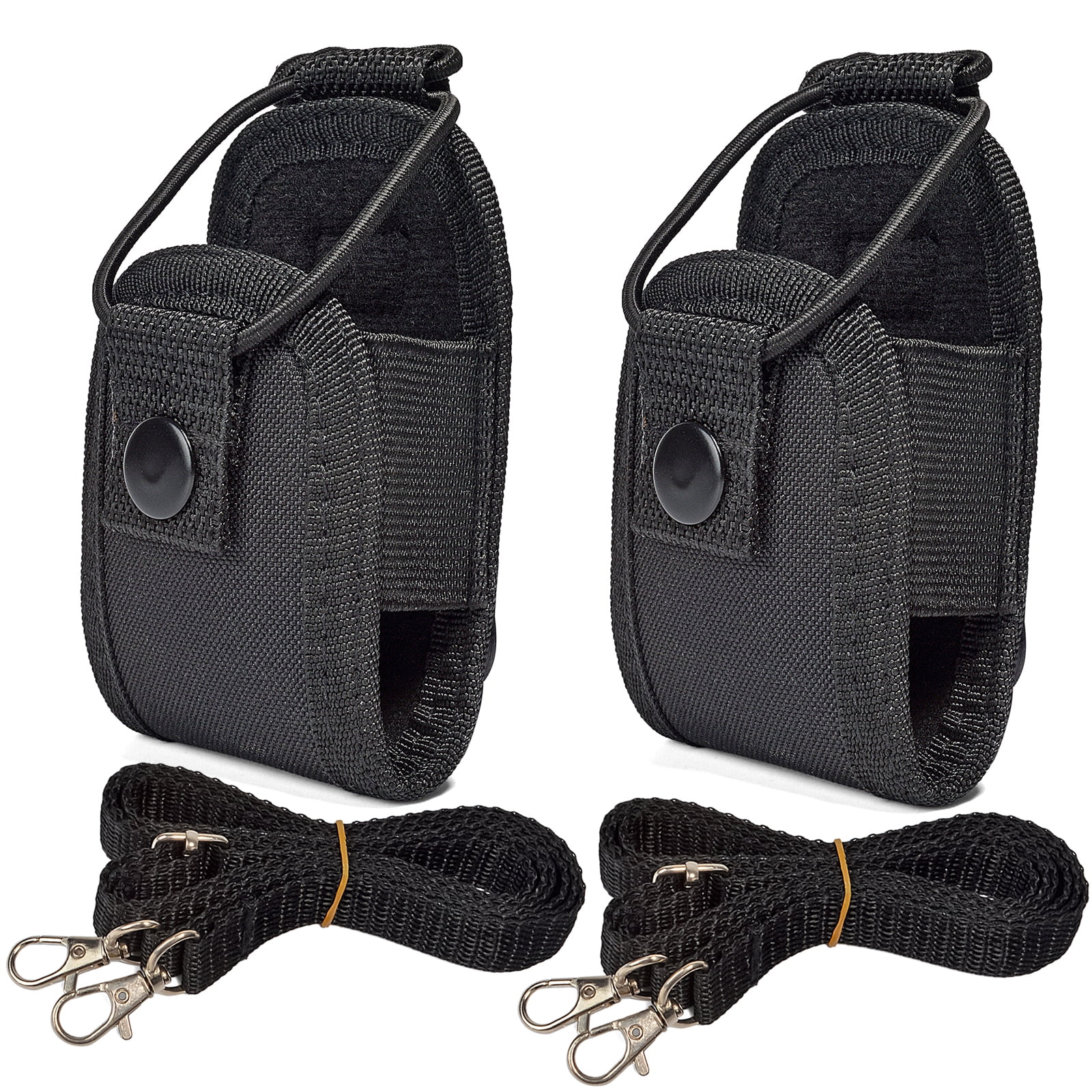 YNIBST Walkie Talkie Holder Shoulder Strap with Adjustable Radio Pouch ...