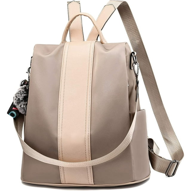 YNIQUE Women's Anti-theft Waterproof Nylon Backpack Purse, PU Leather ...
