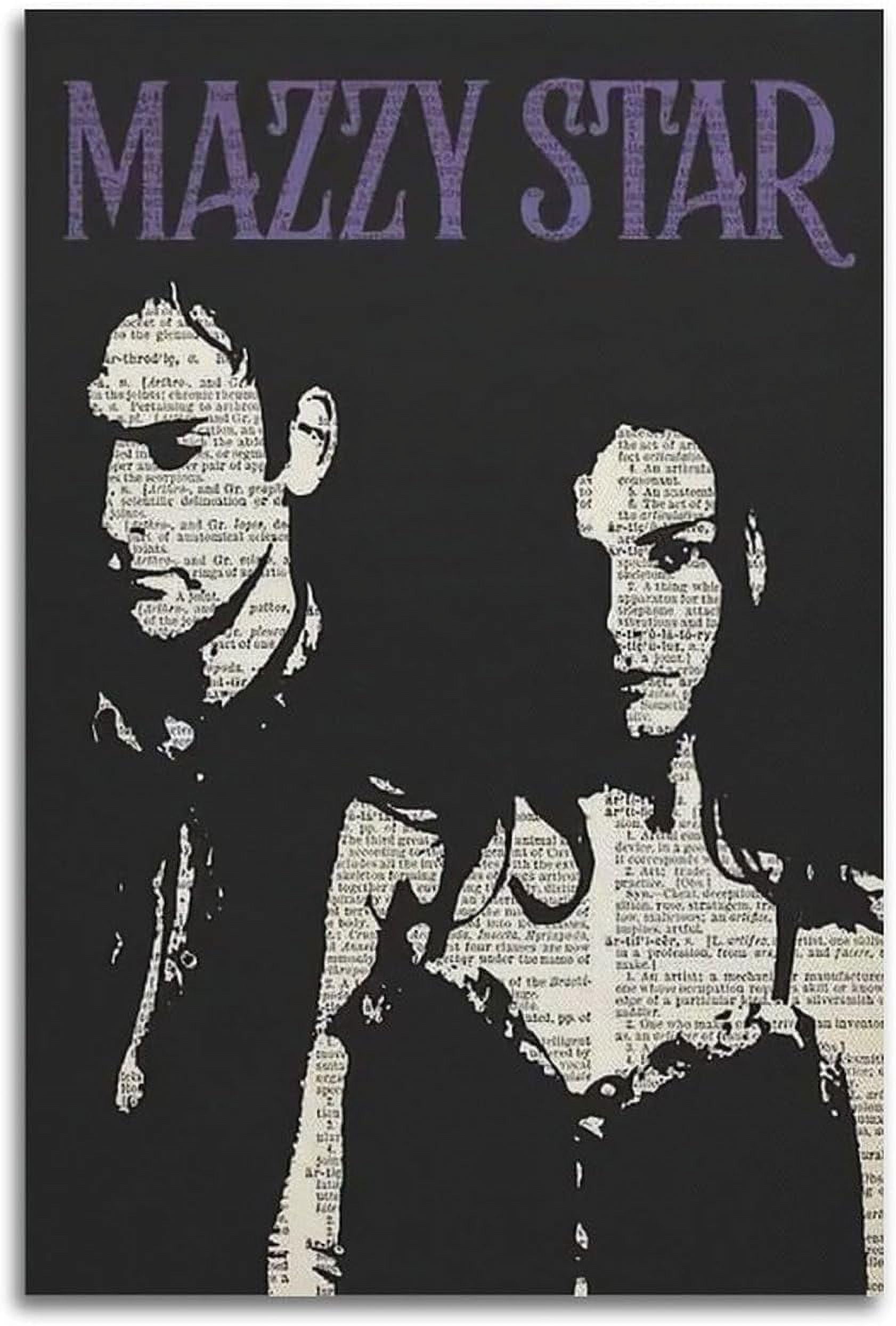 YNTNDYGV Mazzy Star Poster Vintage Music Band Poster Art Decor Painting ...