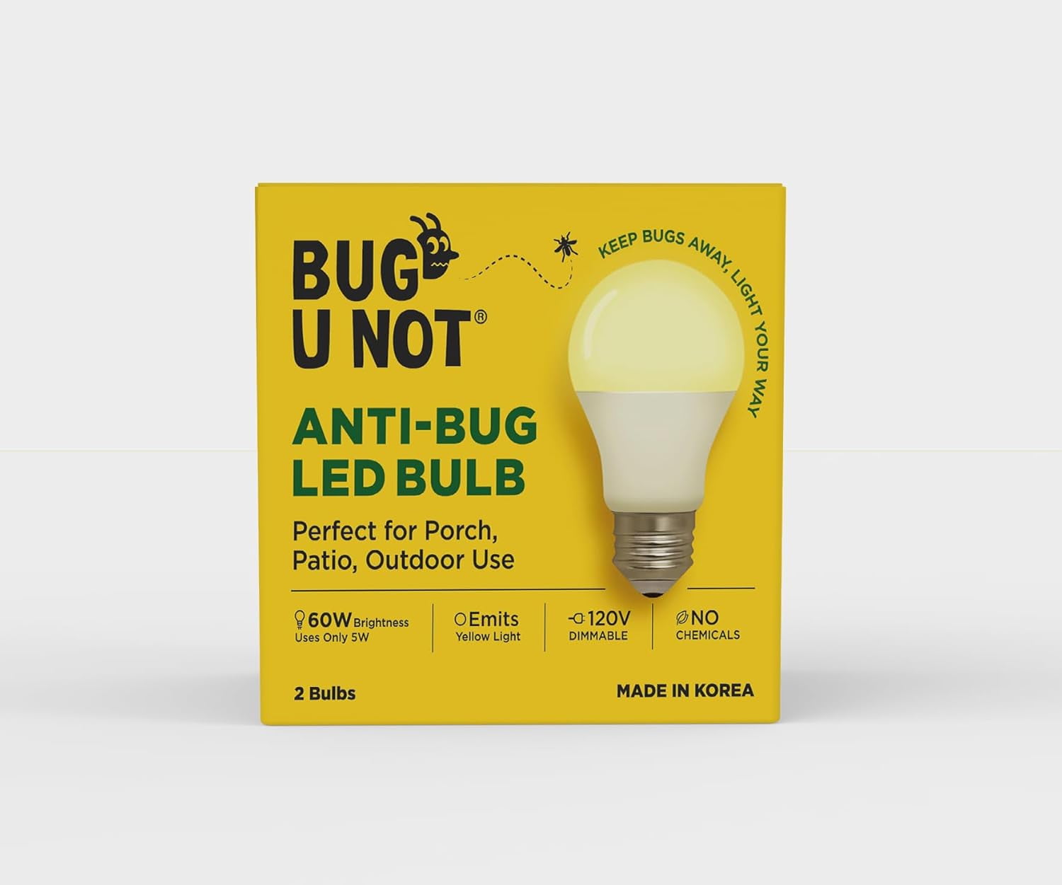 YNTVV-Bug Light Bulb, Blue Light Blocking LED for Fewer Insects, Warm ...