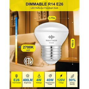 Shop R14 LED Bulbs for Home Improvement Indoor and Accent Lighting
