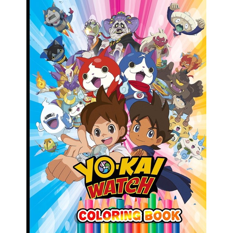 yo kai coloring pages