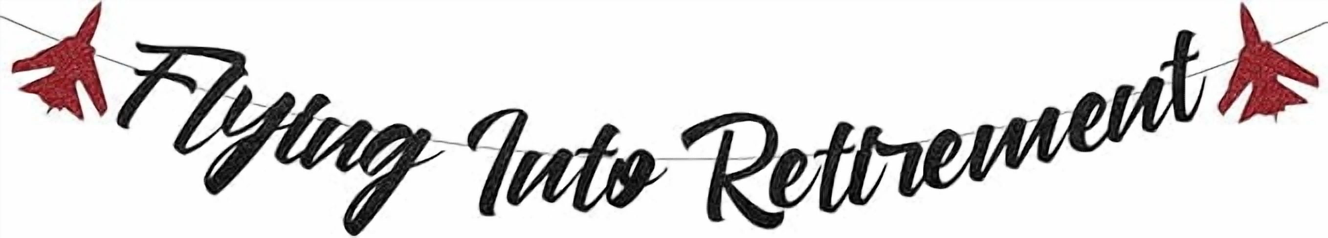 YO PERREO SOLA Flying into Retirement Party Banner: 17PCS Black Glitter ...