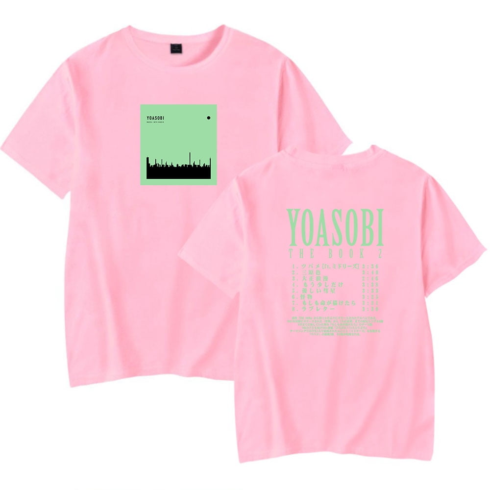 YOASOBI Tshirt Summer Short Sleeve Casual Shirt Hipster Hip-hop Tee Fashion Tops Funny Clothes ...