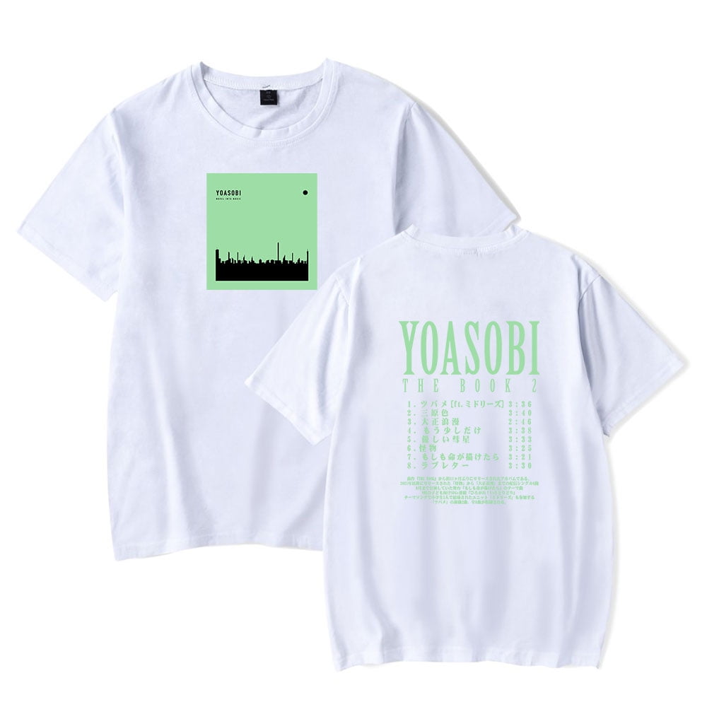 YOASOBI Tshirt Summer Short Sleeve Casual Shirt Hipster Hip-hop Tee Fashion Tops Funny Clothes ...