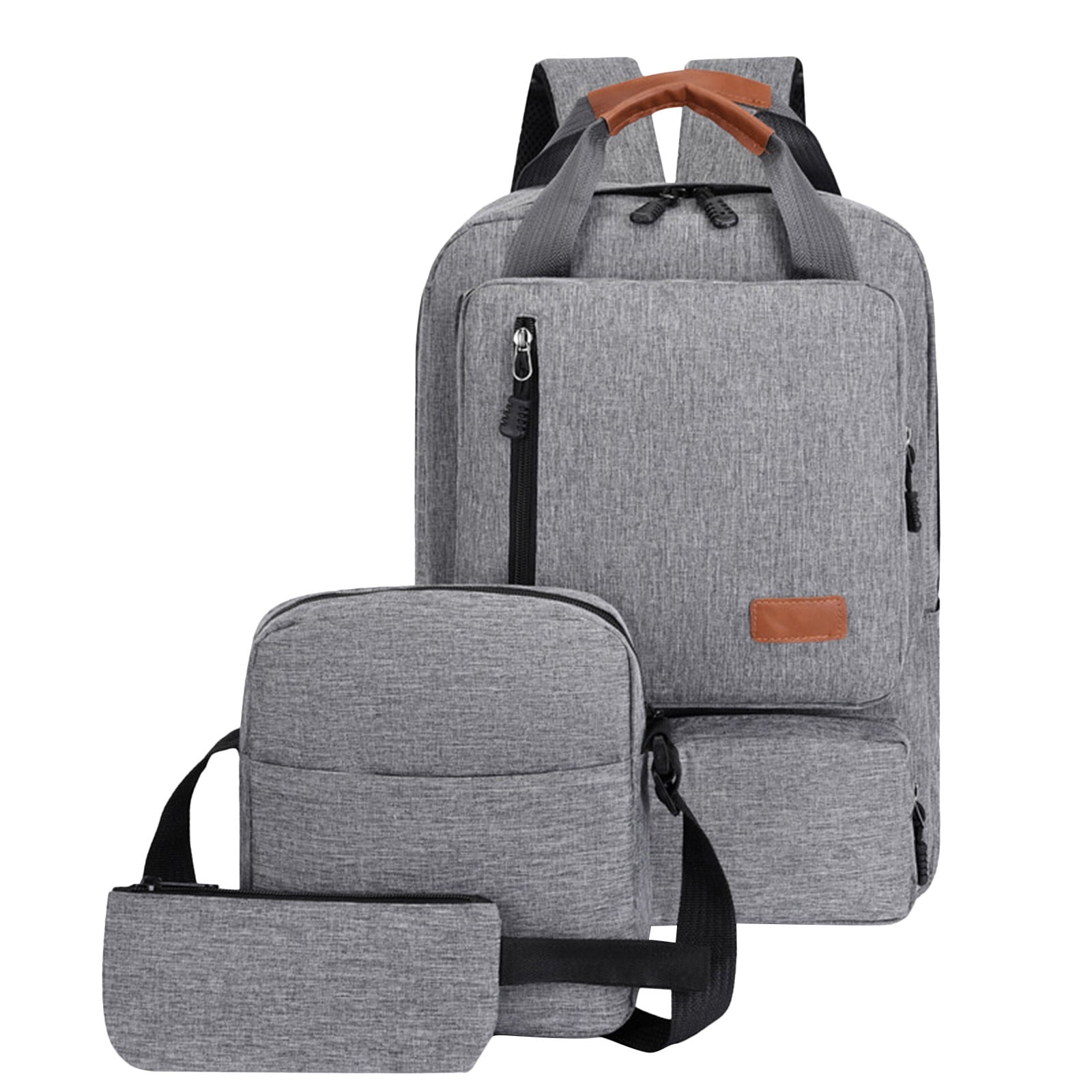 YOBOLK Backpacks Backpacks for Women Backpack Three Piece Set, Large ...