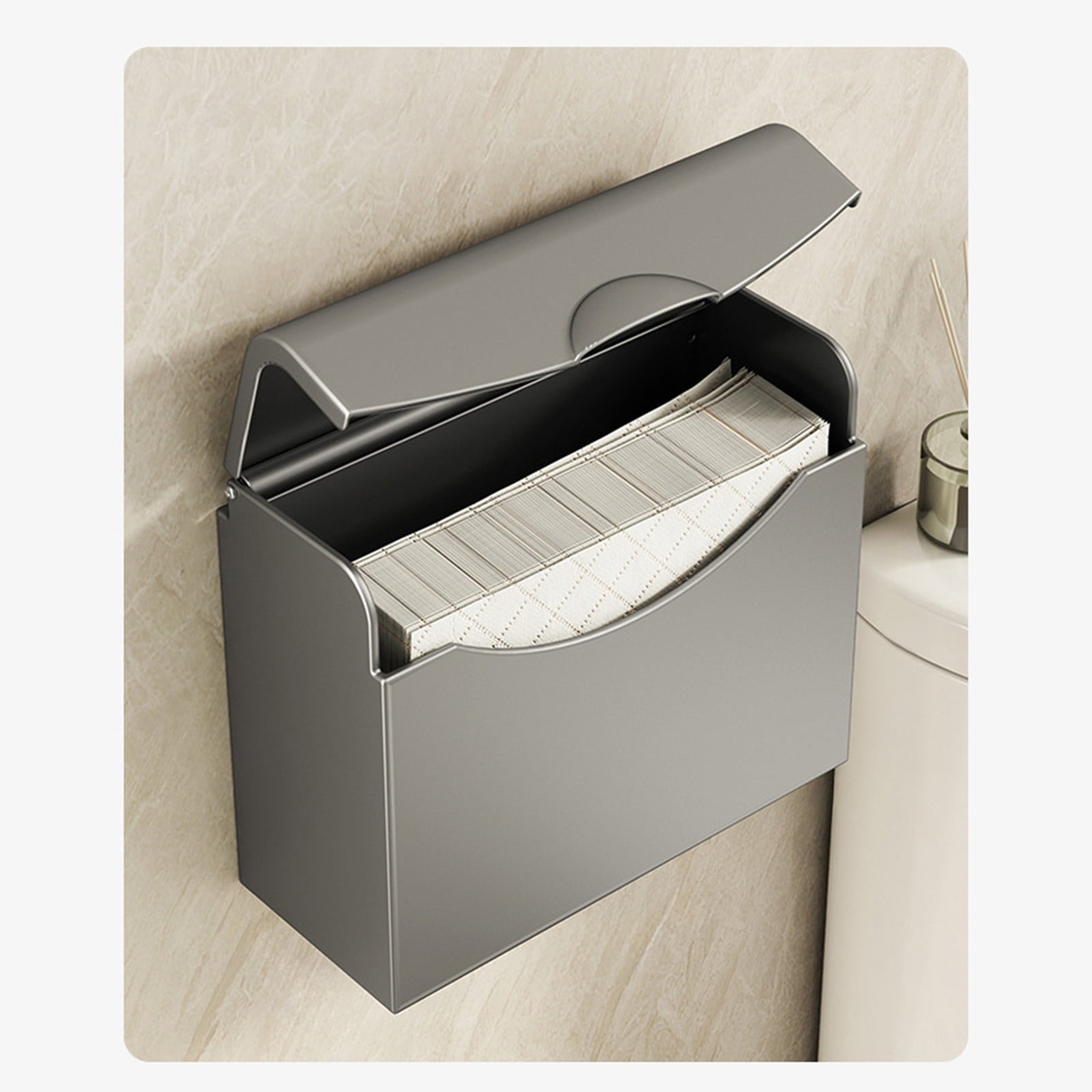 YOBOLK Bathroom Accessories Clearance Toilet Tissue Box Straw Paper Box ...