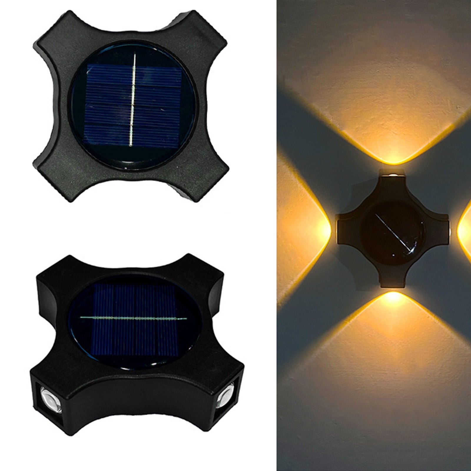 YOBOLK Clearance Lamp Lantern Outdoor Solar Ambient Wall Washer Wall ...