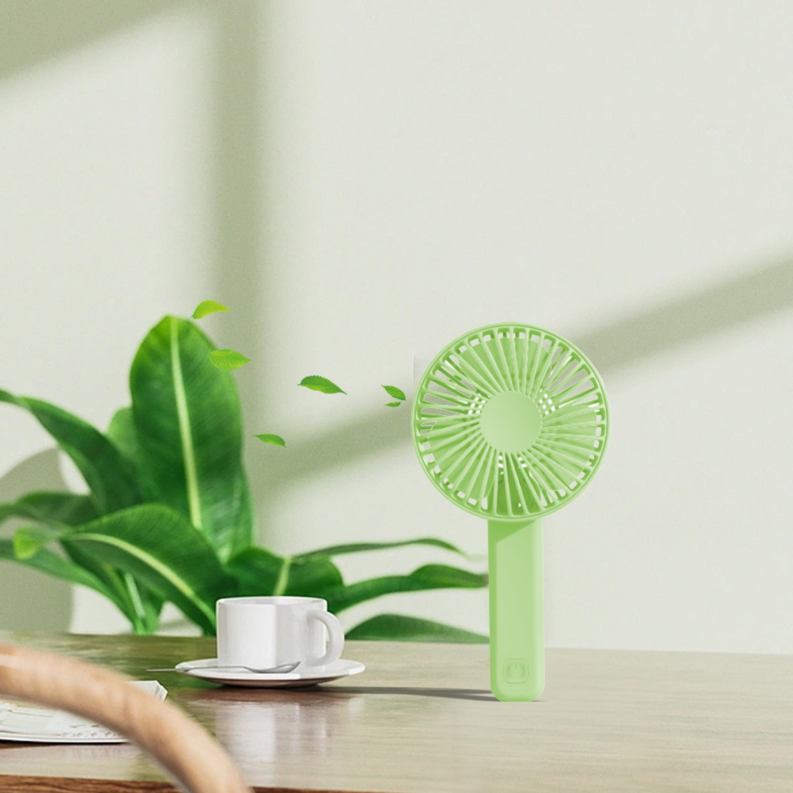 YOBOLK Fan Mini Handheld Fan,, Small Portable Table Fan with USB ...