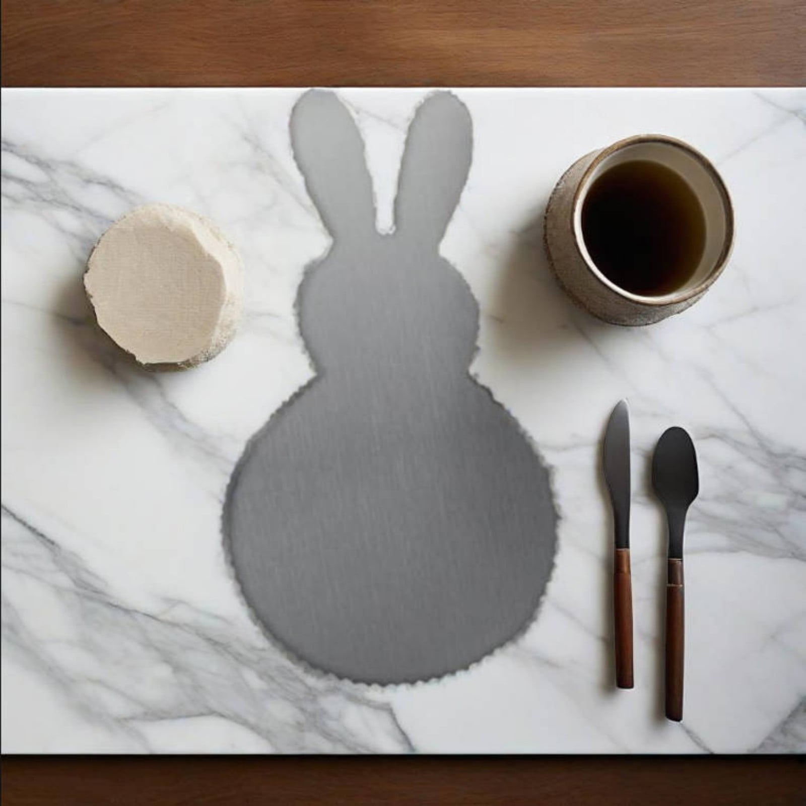 YOBOLK Home and Kitchen Bunny Charcuterie Board Easter Bunny Platter ...