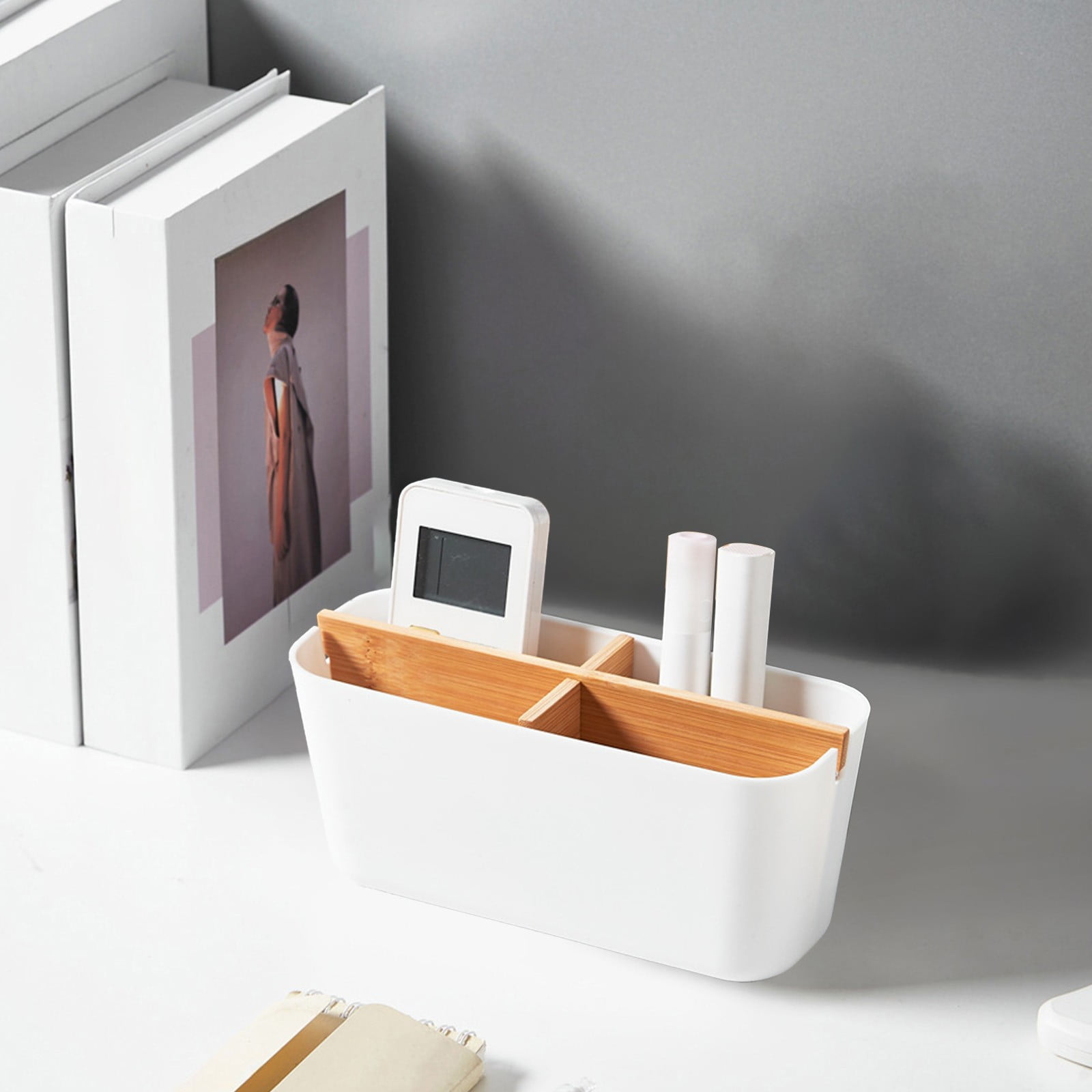 YOBOLK Organizer Racks Desktop Pen Container Office Student Stationery ...