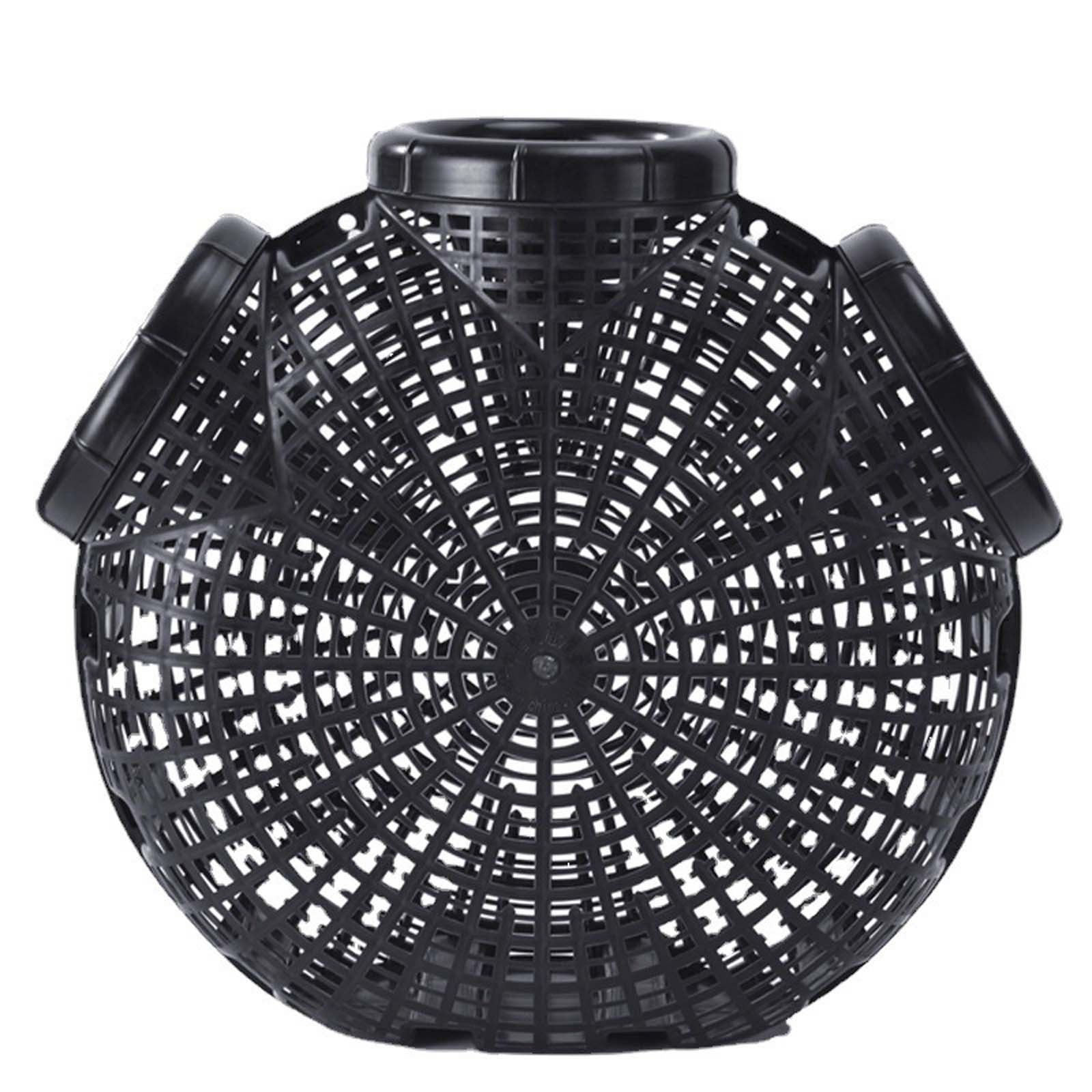 YOBOLK Outdoor Decor Garden 2023 New Upgrade Fish Trap,Circular Plastic Fish Cage With Three ...