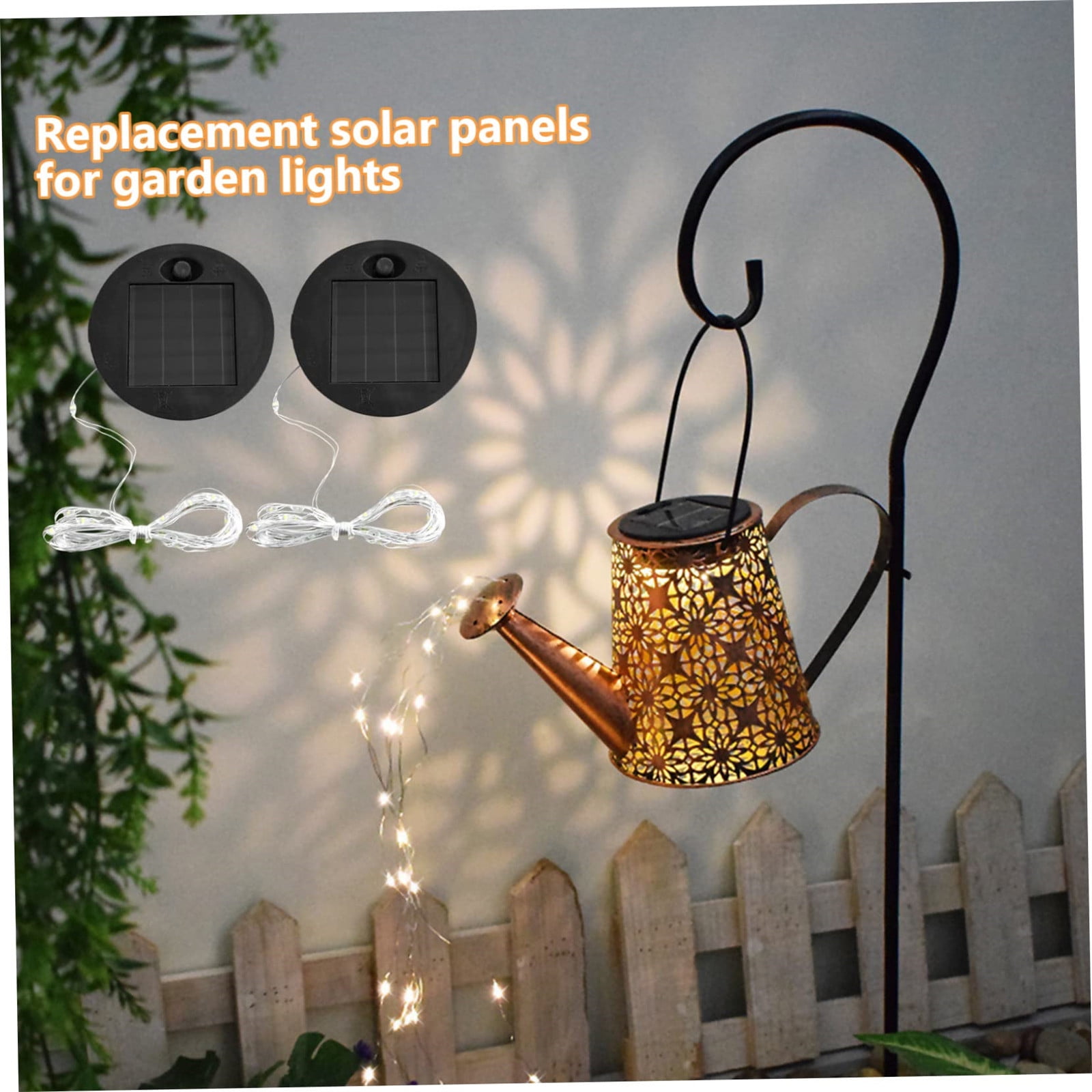 YOBOLK Outdoor String Lights Solar LED String Lights Panels Accessory ...