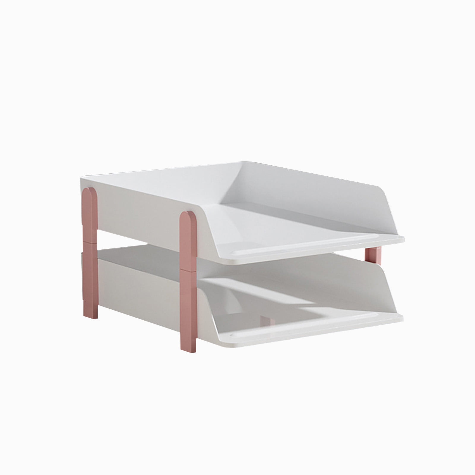 YOBOLK Shelf Organizer Storage Rack Desktop File Storage Rack Second ...