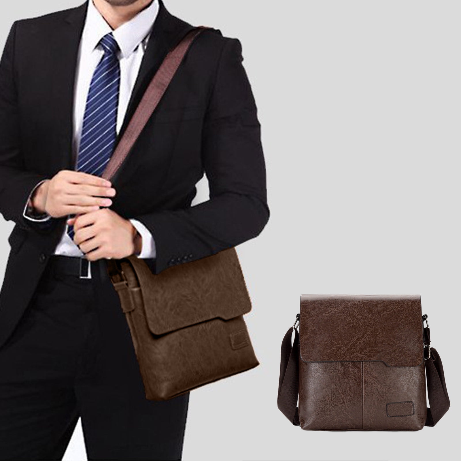 YOBOLK Shoulder Bags Clearance Men's Messenger Bag Street Fashion ...