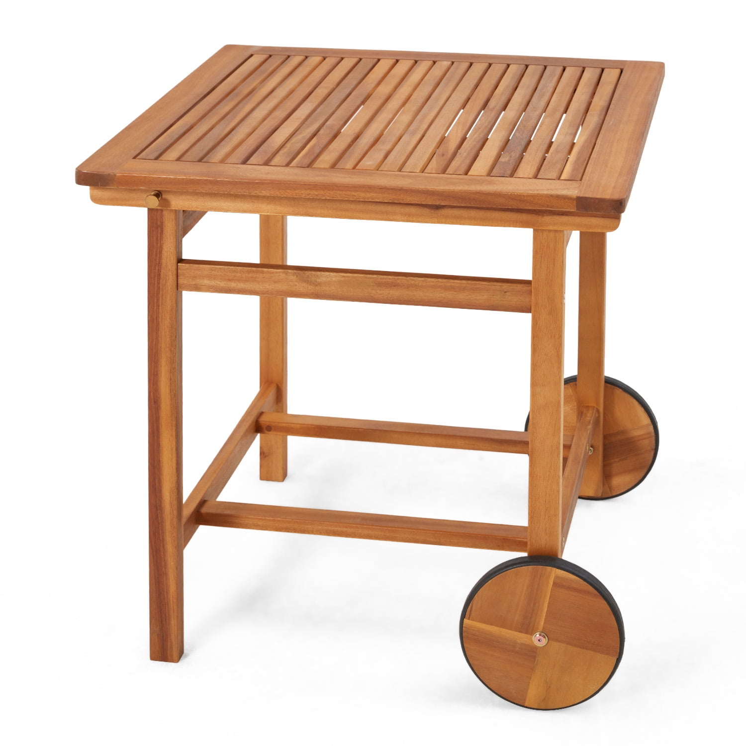 YODOLLA Acacia Wood Outdoor Dining Table,Foldale Patio Dining Set with ...