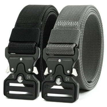 WHIPPY Mens Nylon Work Belts Web Canvas Belt with Heavy Quick Release ...