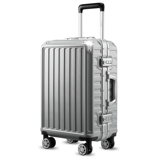 YOETEY Carry on Luggage, Hardside Luggage Zipperless Suitcase with ...