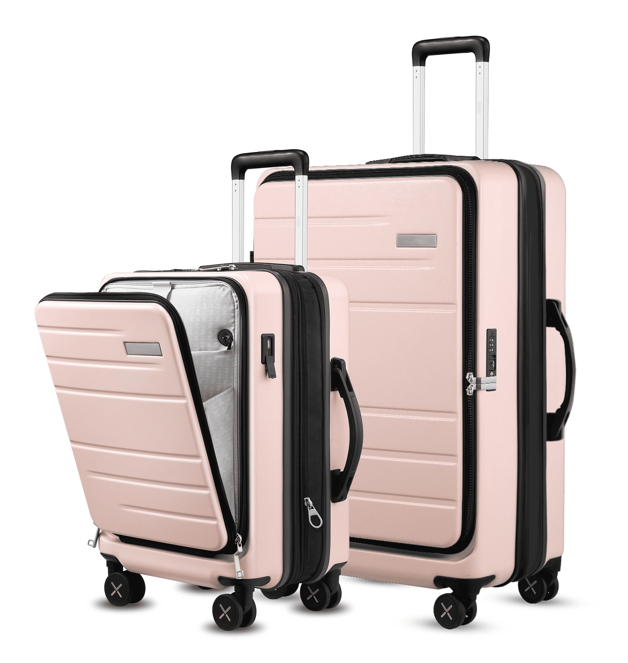 YOETEY Luggage Sets, Expandable 20 Inch Carry On Luggage and 28 Inch ...
