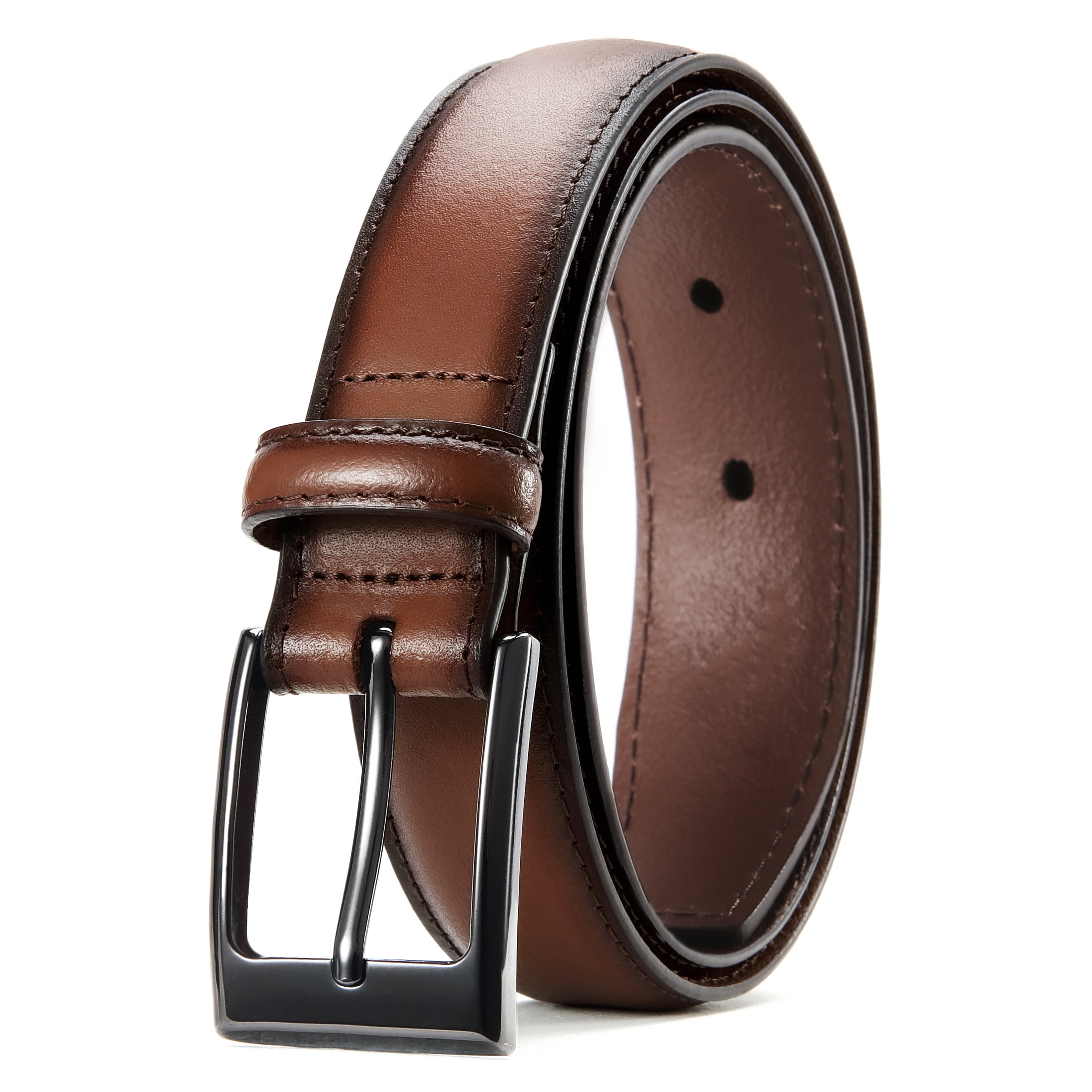YOETEY Mens Belt Leather Belt, Classic Belt for Dress Casual 1 1/8 ...
