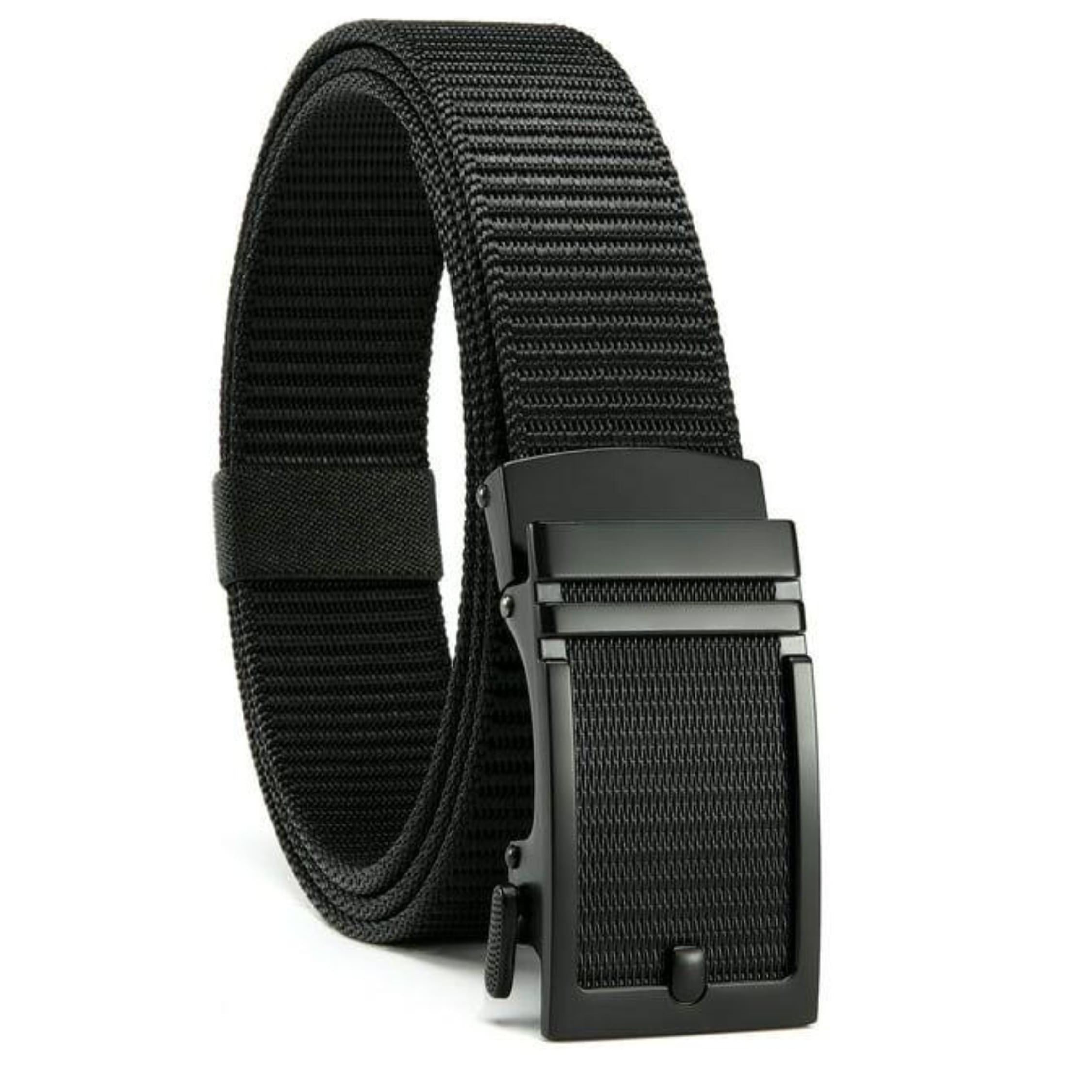 YOETEY Mens Belt Nylon Web 1 3/8", Golf Belt for Casual Pants, Easy ...
