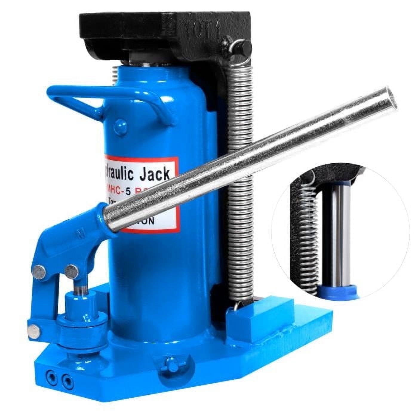 YOEXTO Hydraulic Toe Jack, 5 Ton on Toe Jack Lift, 10 Ton on Top Lift ...