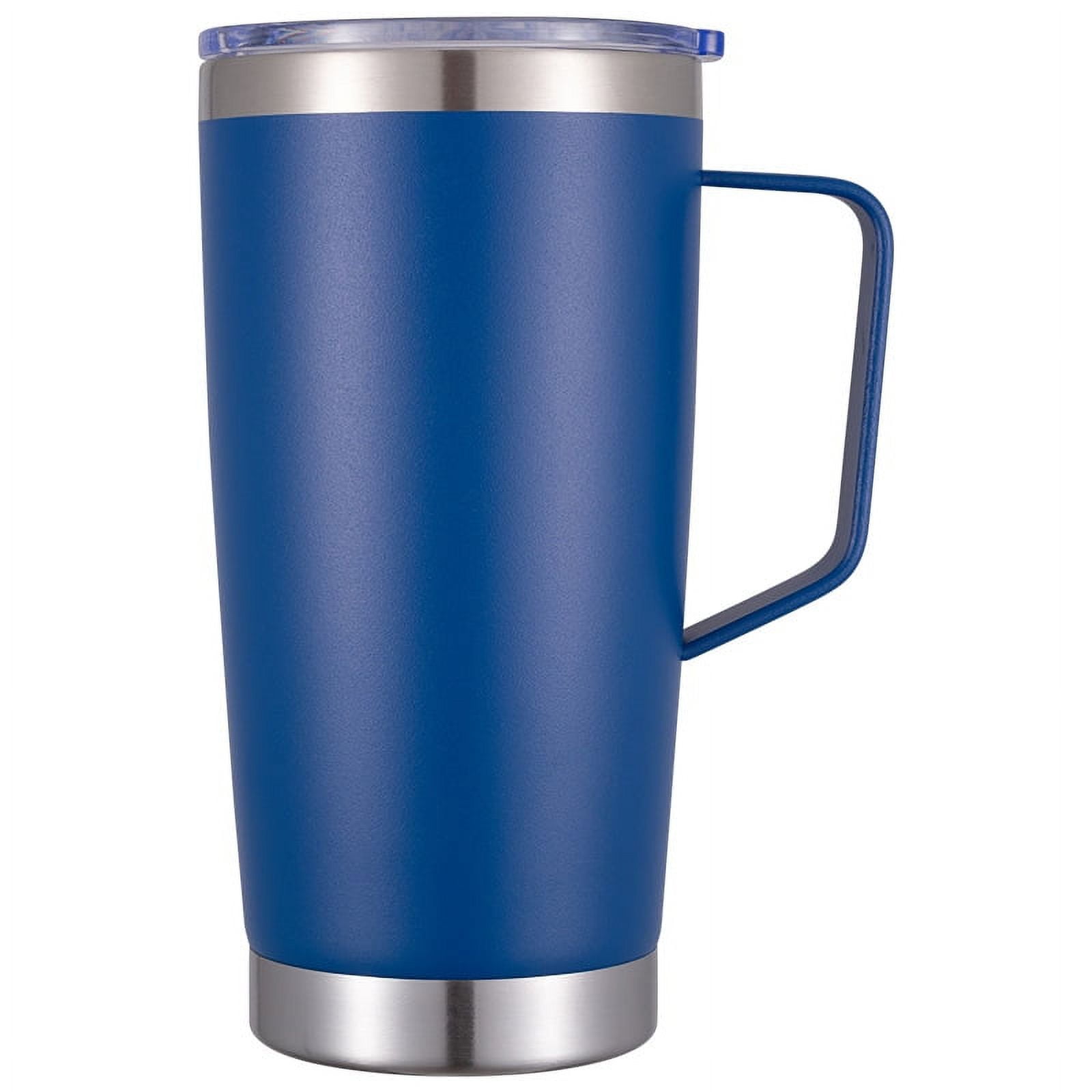 YOEXTO Travel Coffee Mug with Handle, 20 Oz Insulated Tumbler with Lid ...