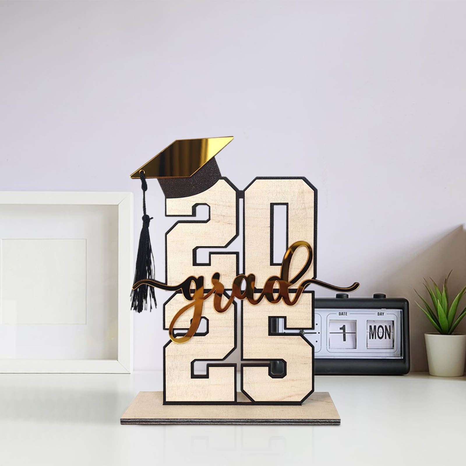 YOFOKO 2025 Graduation Party Decorations, Class of 2025 Table Wooden ...