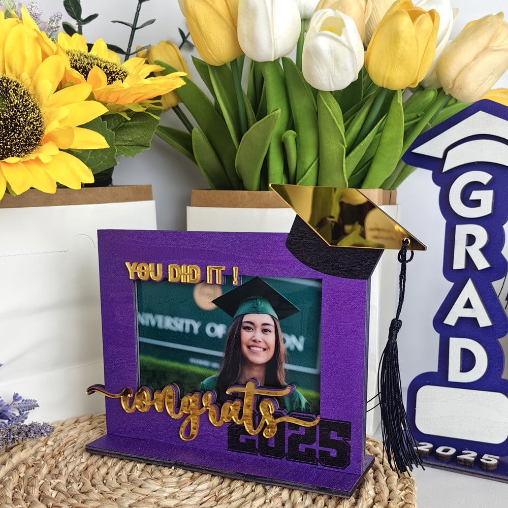 YOFOKO Class of 2025 Graduation Picture Frames 6x8 Inch Graduation ...