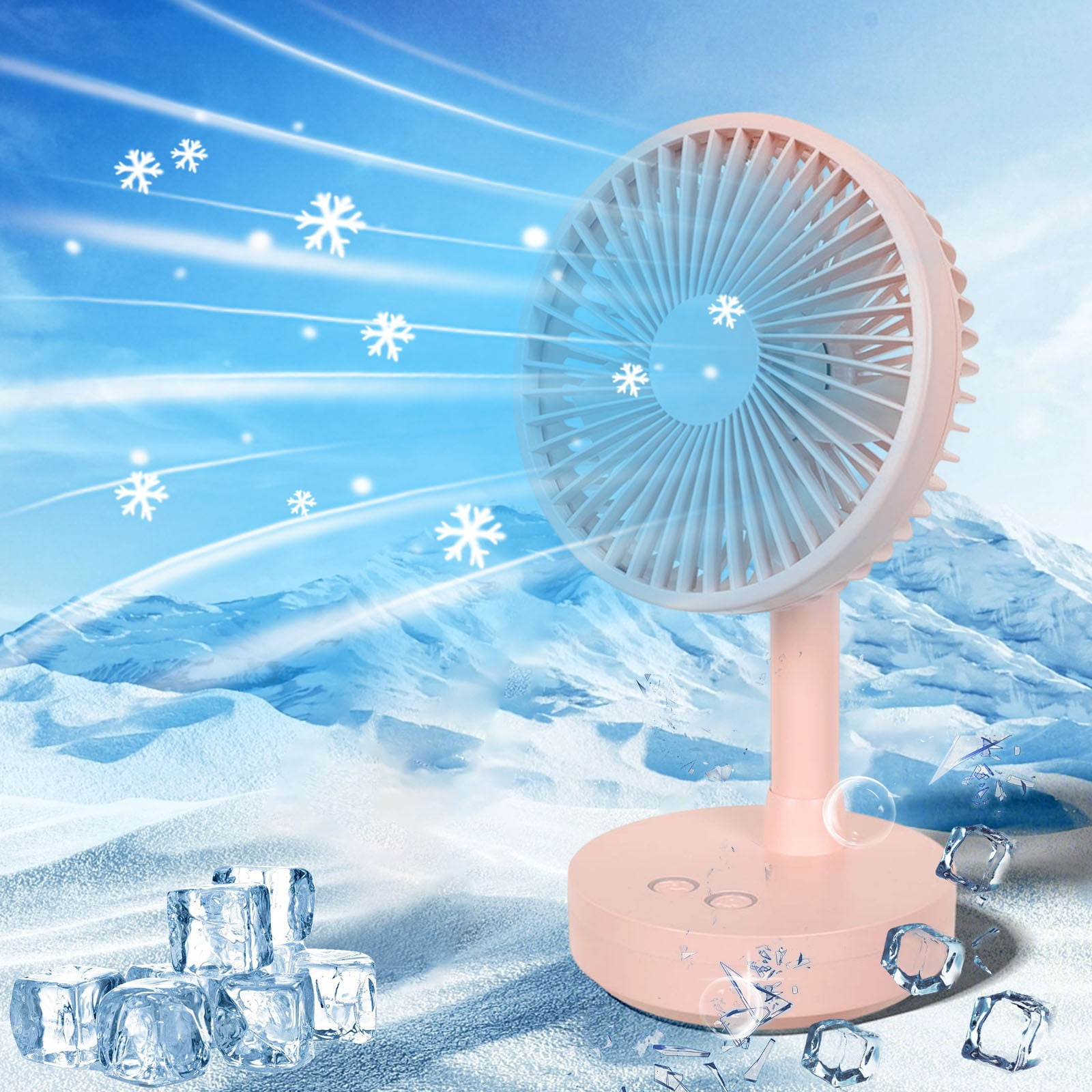 YOFOKO Clip-On Shaking Fan - Silent USB Rechargeable Mini Oscillating ...