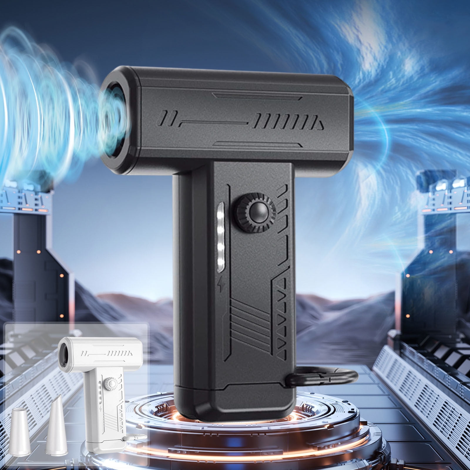 YOFOKO Compressed-Air-Duster-Mini-Blower- Turbo Fan- 130000RPM Electric ...